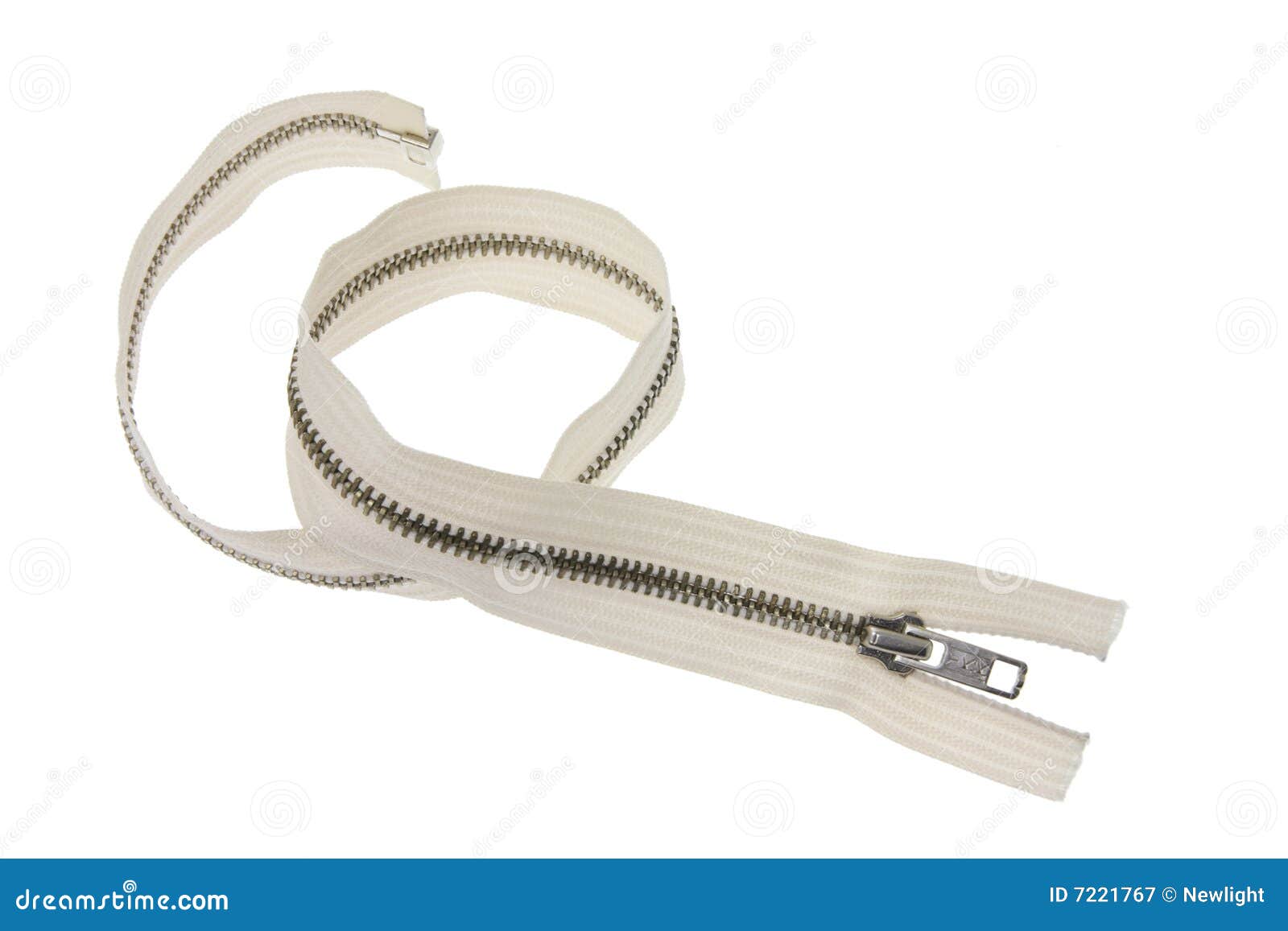Zipper stock image. Image of studio, object, fastener - 7221767
