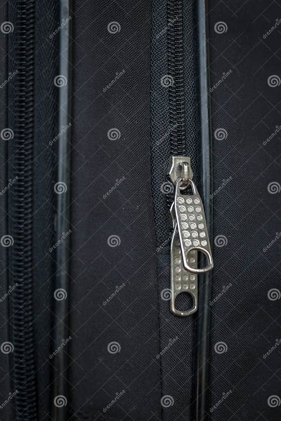 Zipper close-up stock photo. Image of seam, jacket, detail - 50554118