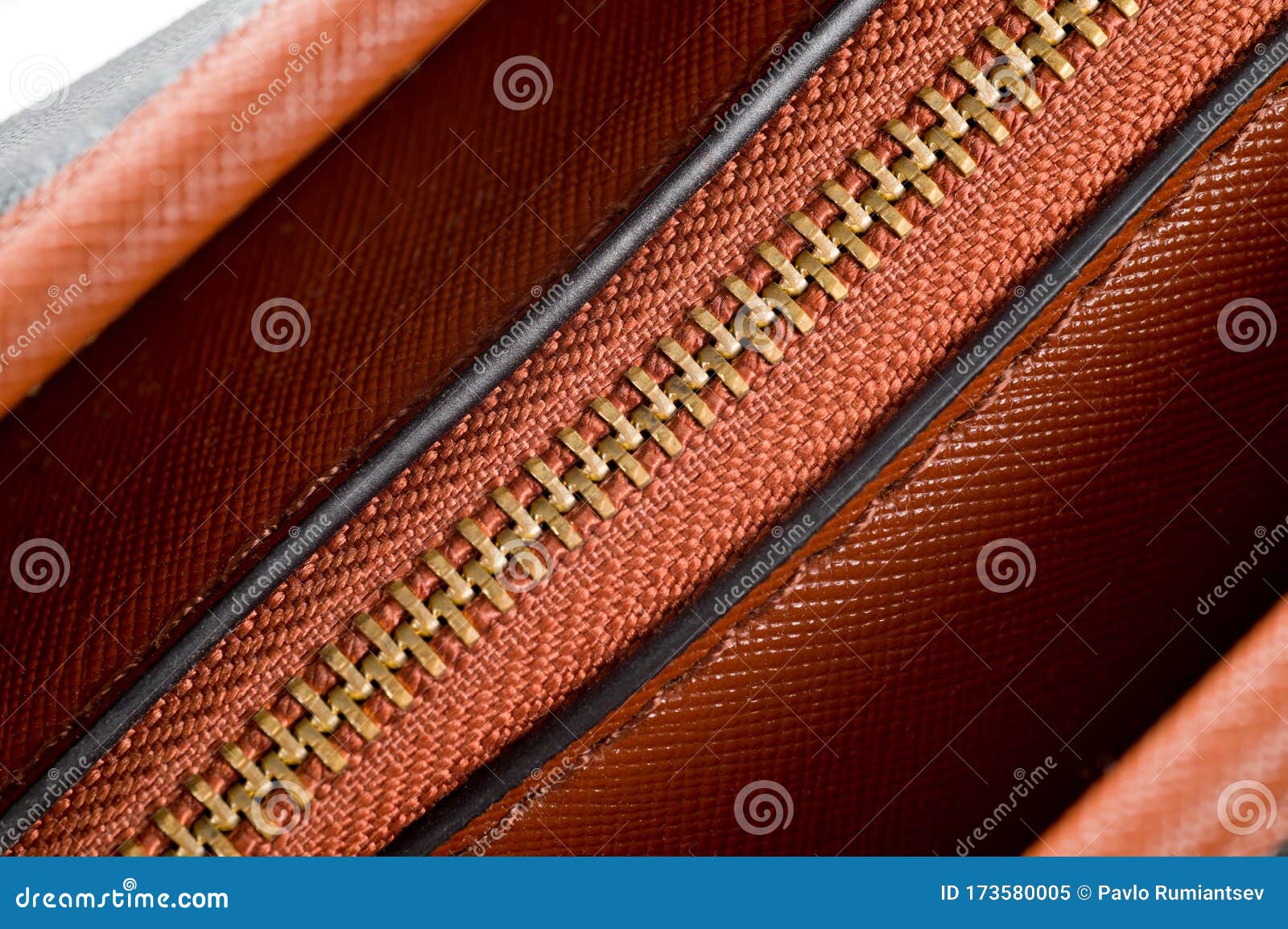 Zipper for Clothes or Accessories. Background for Hardware Stock Image ...