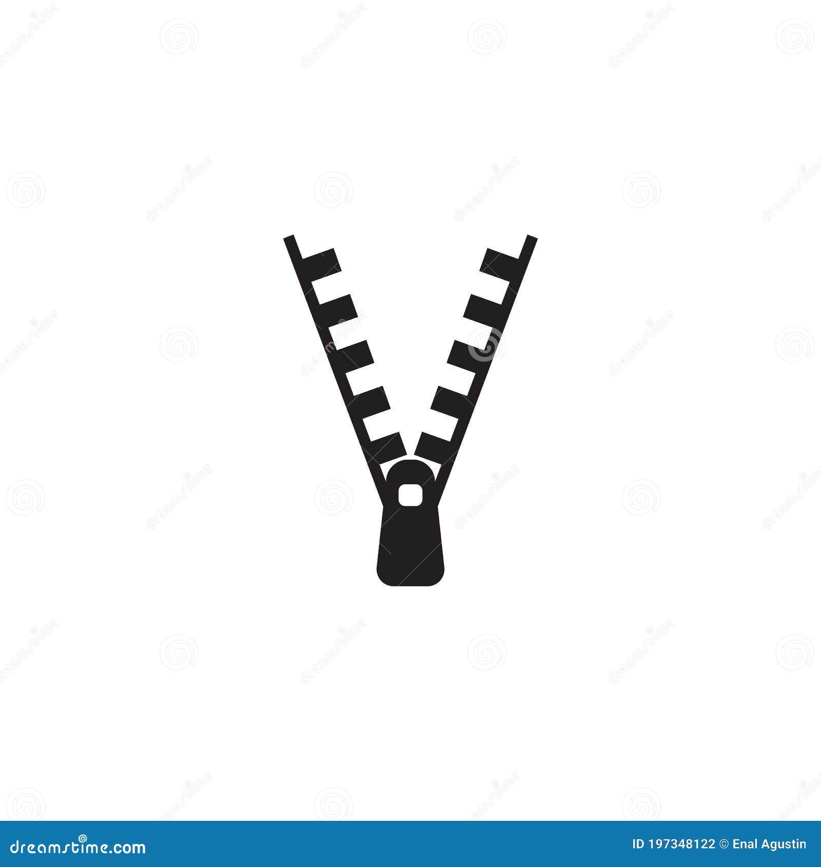 Zipper for Clothing Logo Design Template Stock Vector - Illustration of ...