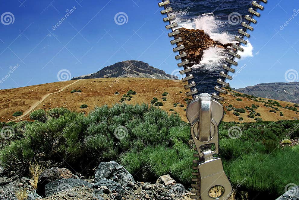 Zipper concept stock photo. Image of view, mountains, valley - 566304