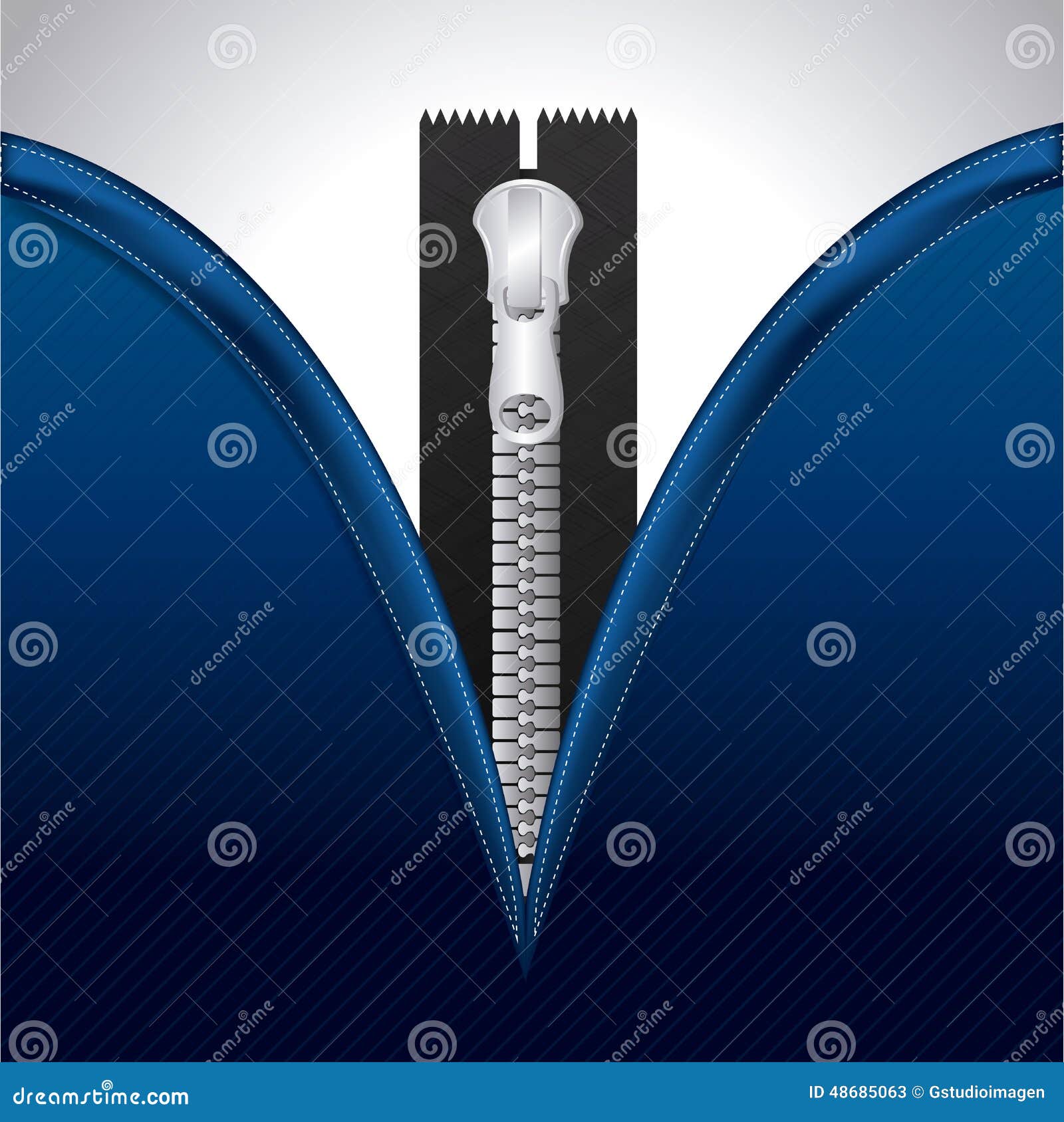 Zipper Design, Vector Illustration. Stock Illustration - Illustration ...
