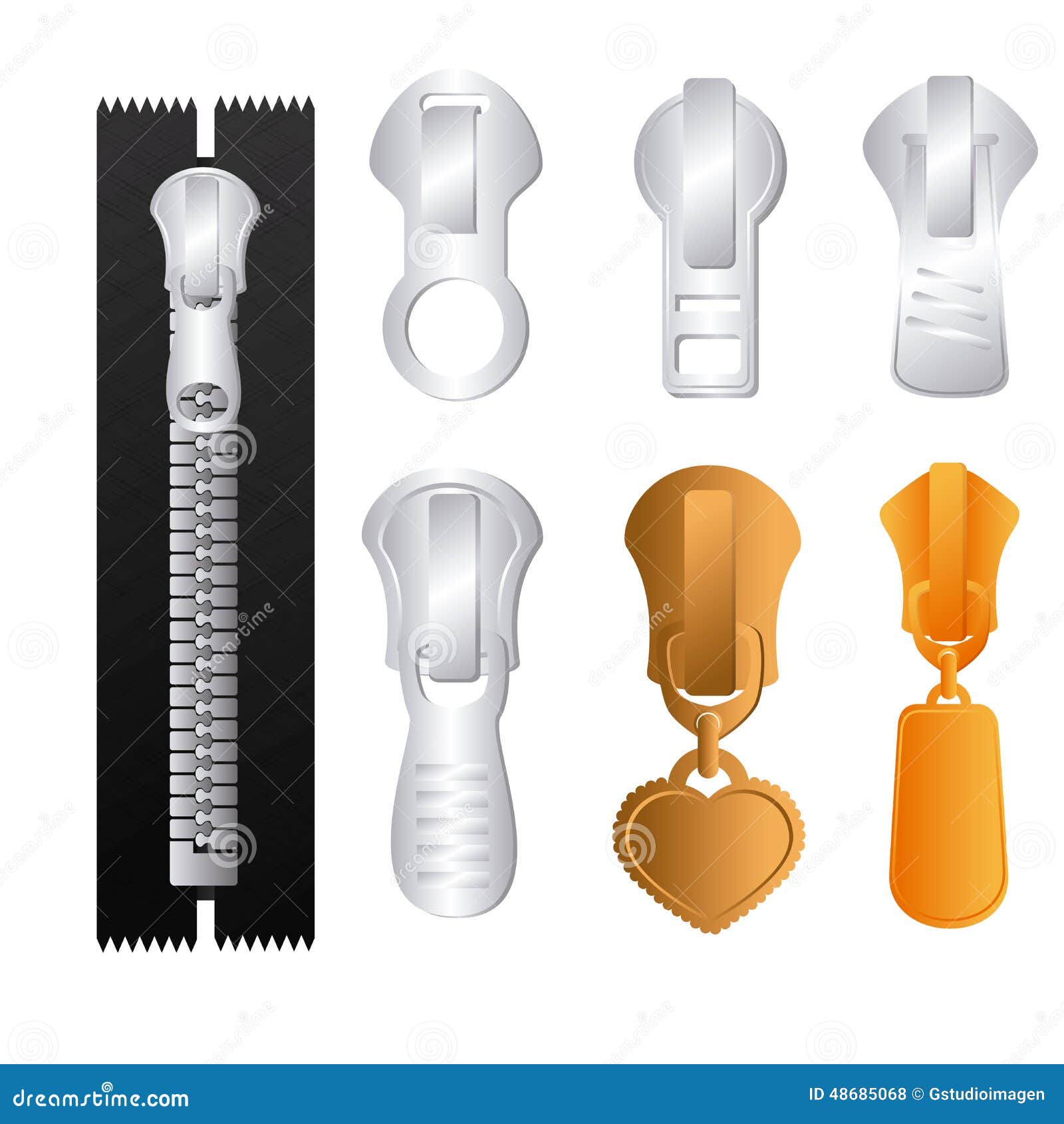 Zipper Design, Vector Illustration. Stock Vector - Illustration of ...