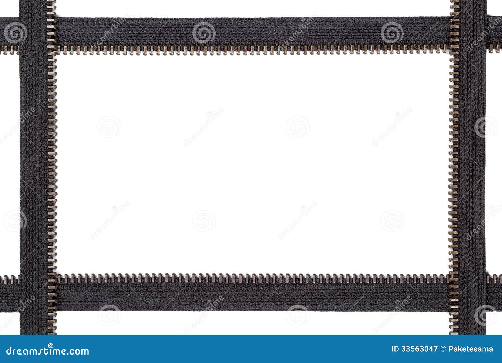 Zipper frame stock image. Image of connection, sequence - 33563047