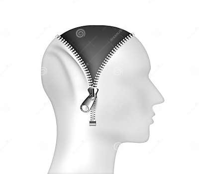 Zipper head stock illustration. Illustration of idea - 25885394