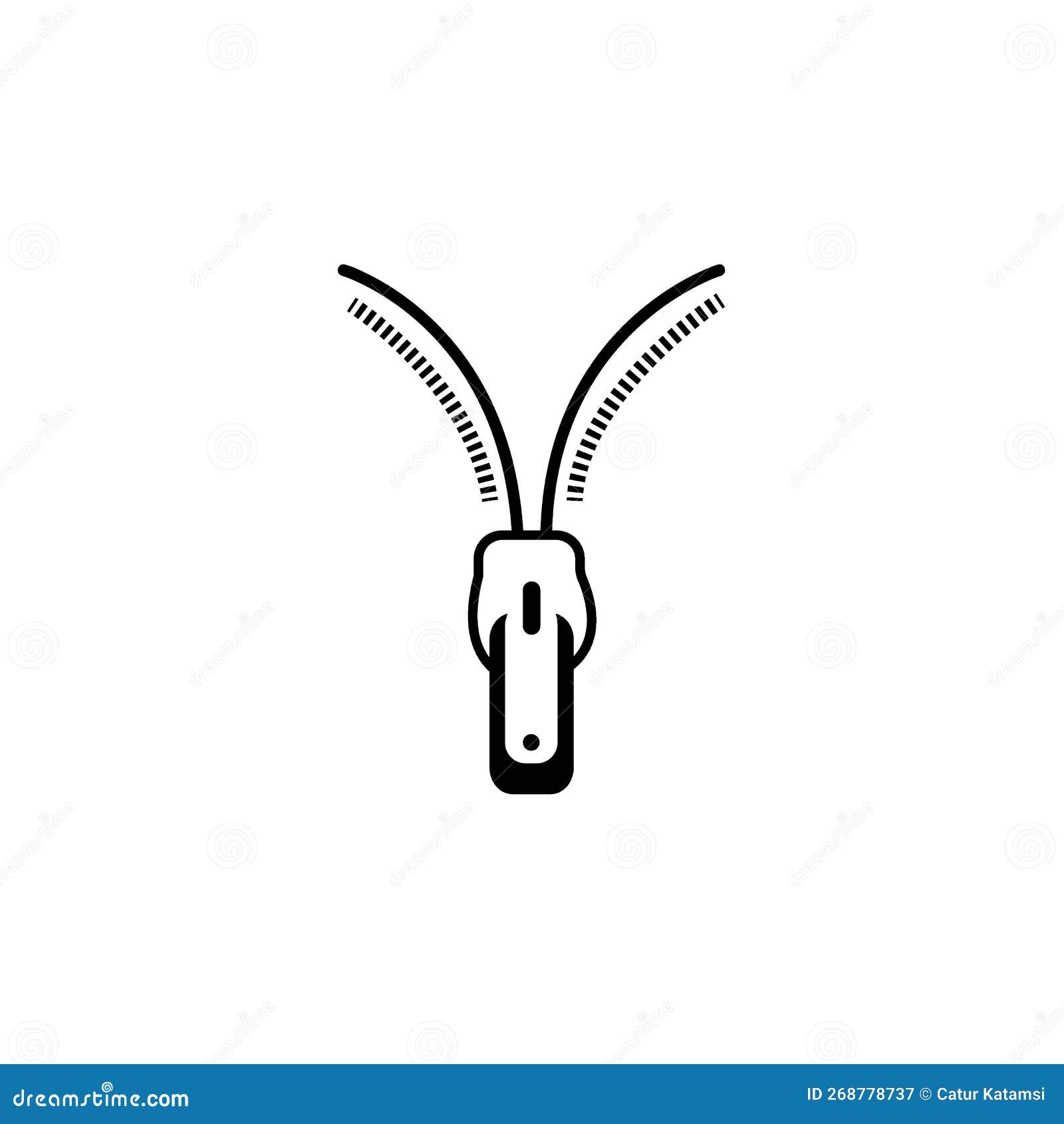 Zipper Icon Logo Vector Design Template Stock Illustration ...