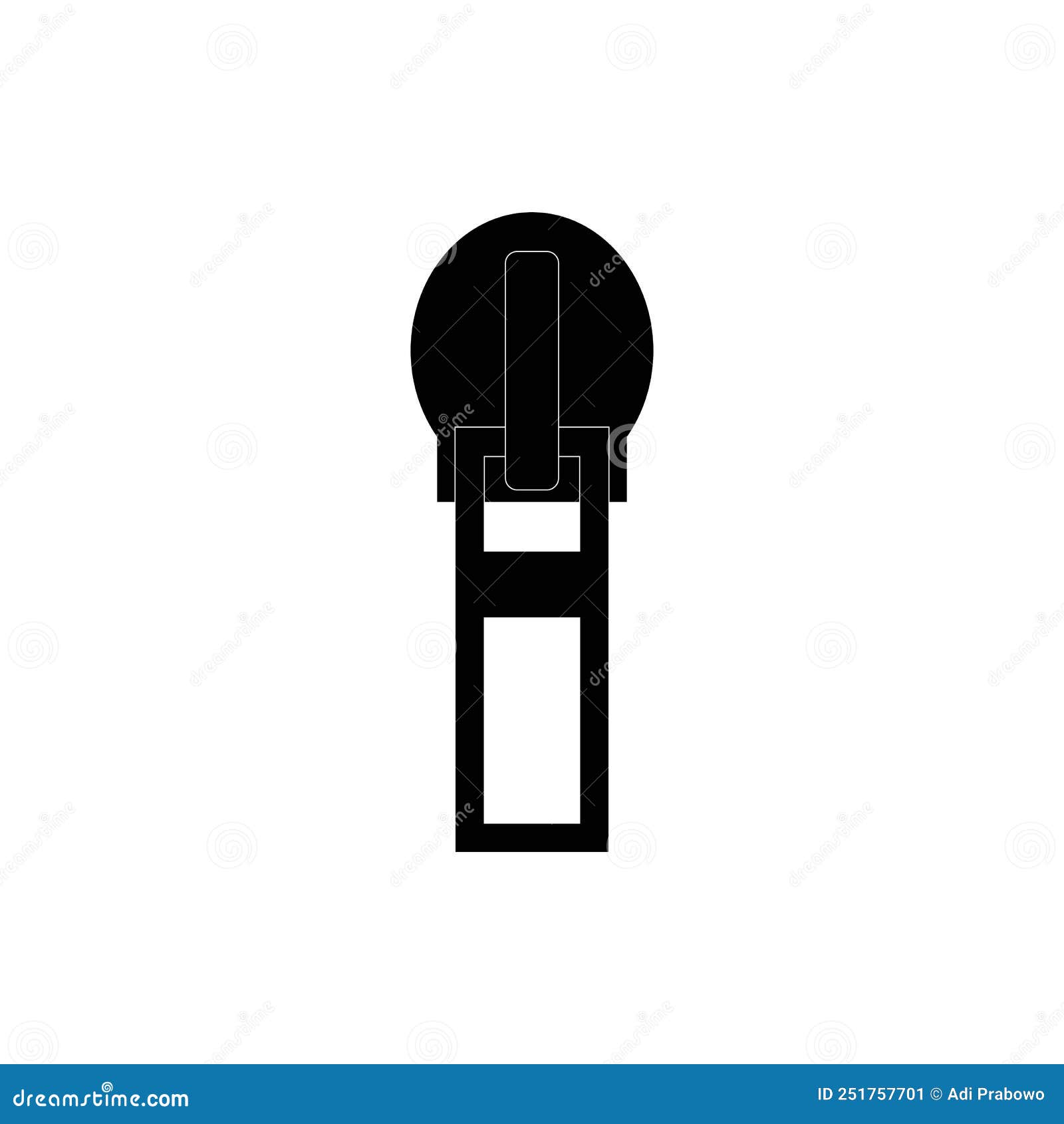 Zipper Icon Logo Vector Design Stock Vector - Illustration of fashion ...