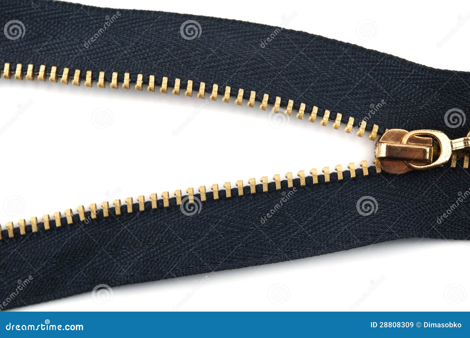 Zipper isolated stock image. Image of conceptual, detail - 28808309