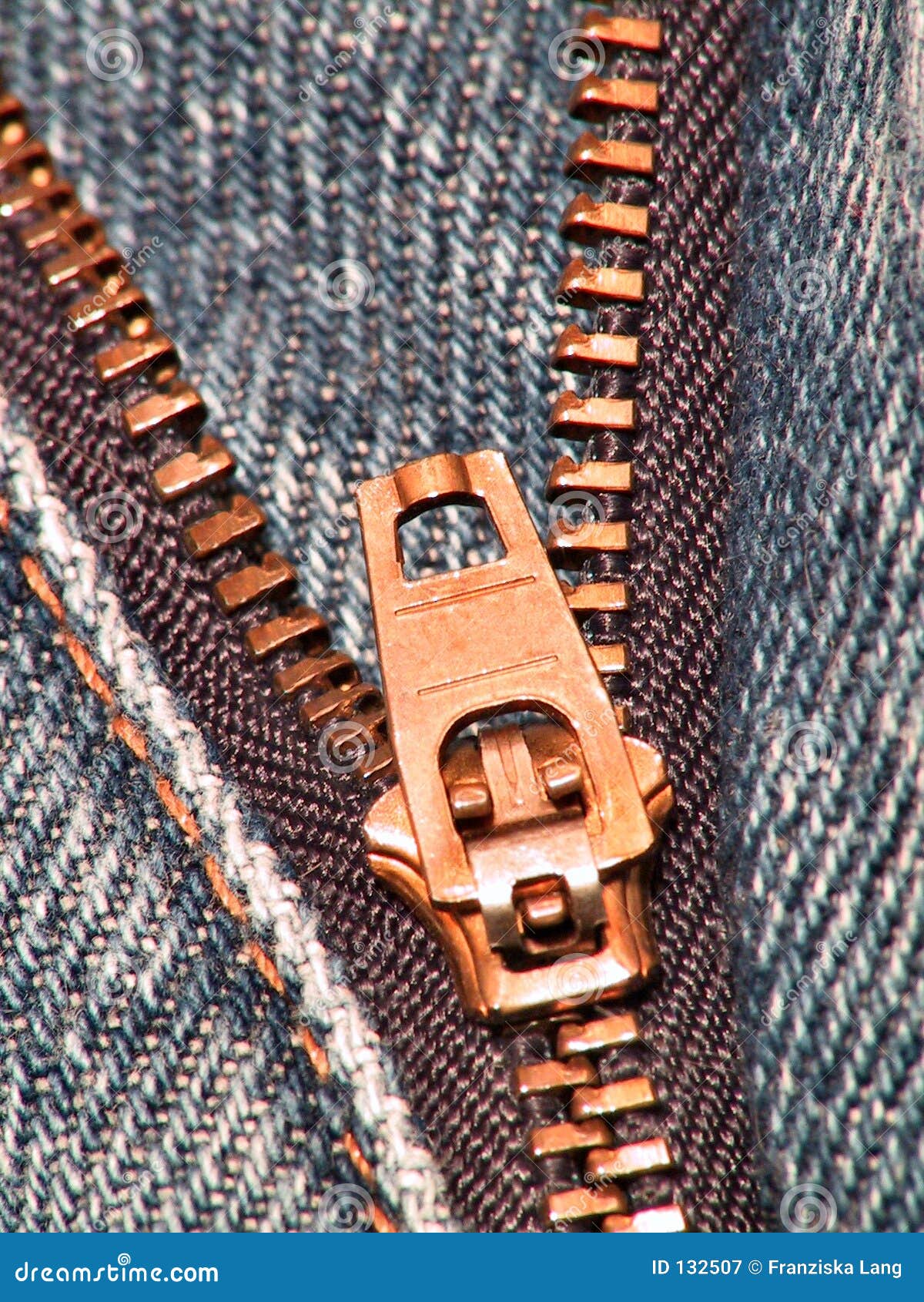 Zipper (jeans / close-up) stock image. Image of close, pant - 132507