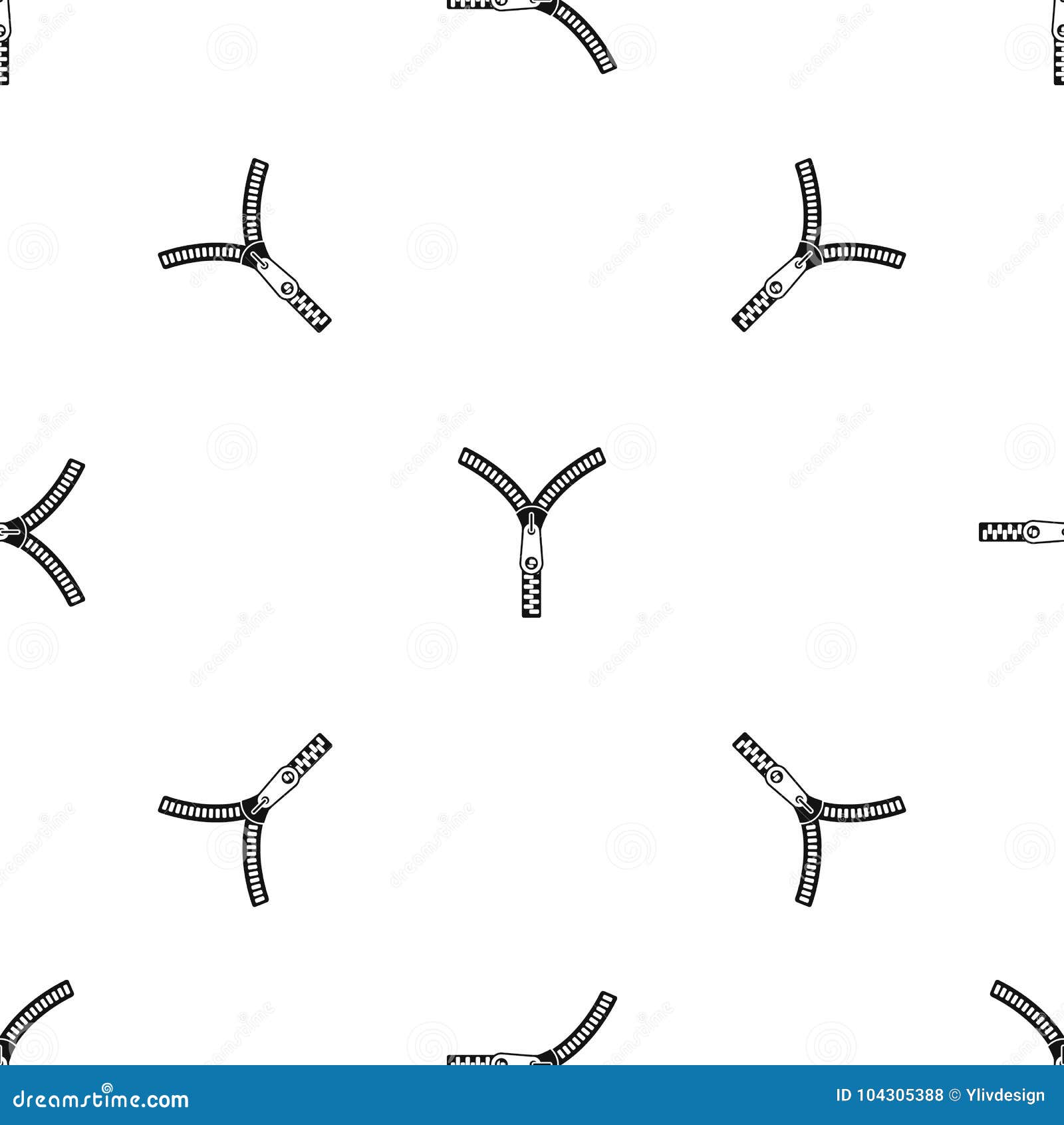 Zipper Lock Pattern Seamless Black Stock Illustrations – 32 Zipper Lock ...