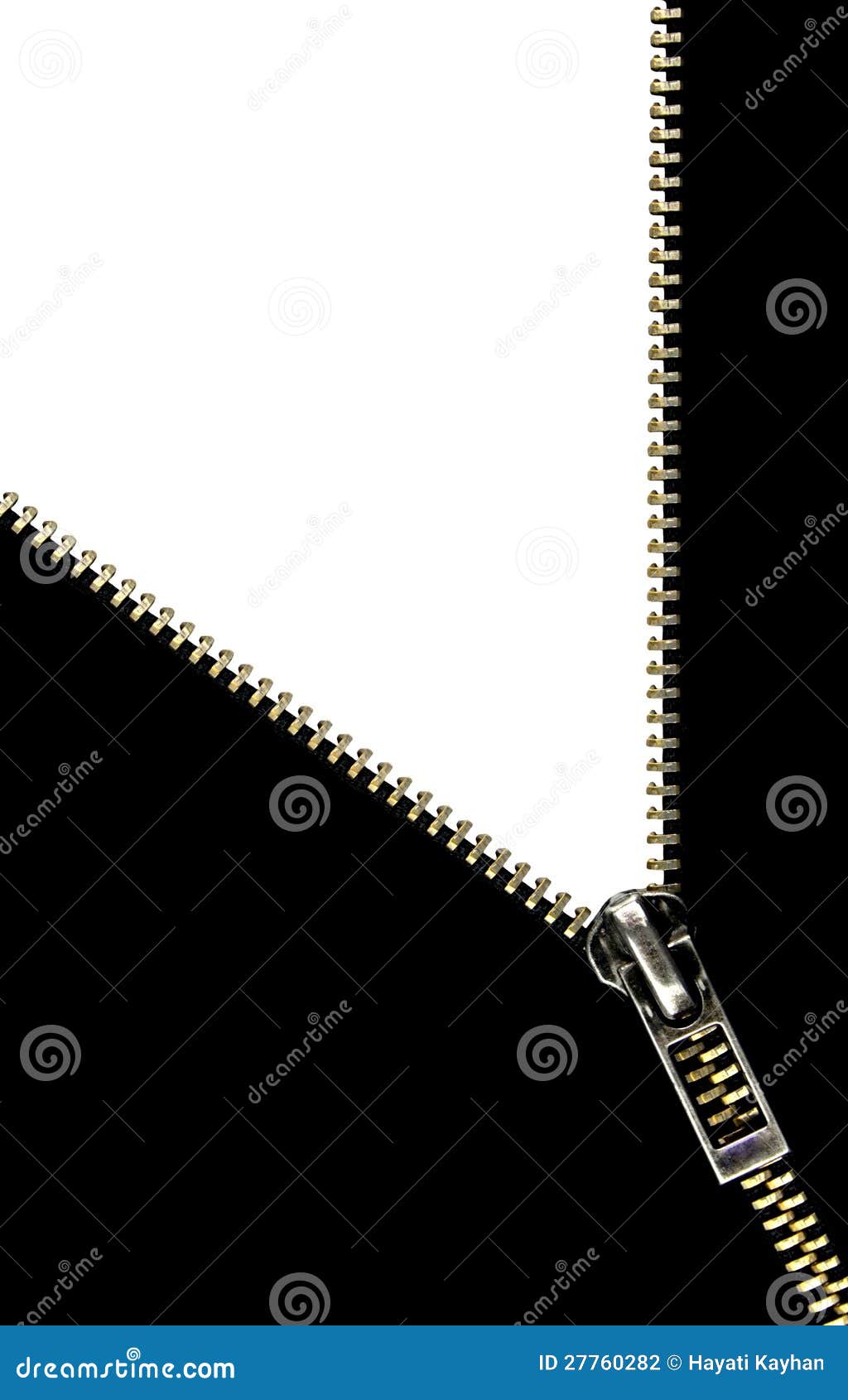 Zipper opening concept stock photo. Image of link, fastener - 27760282