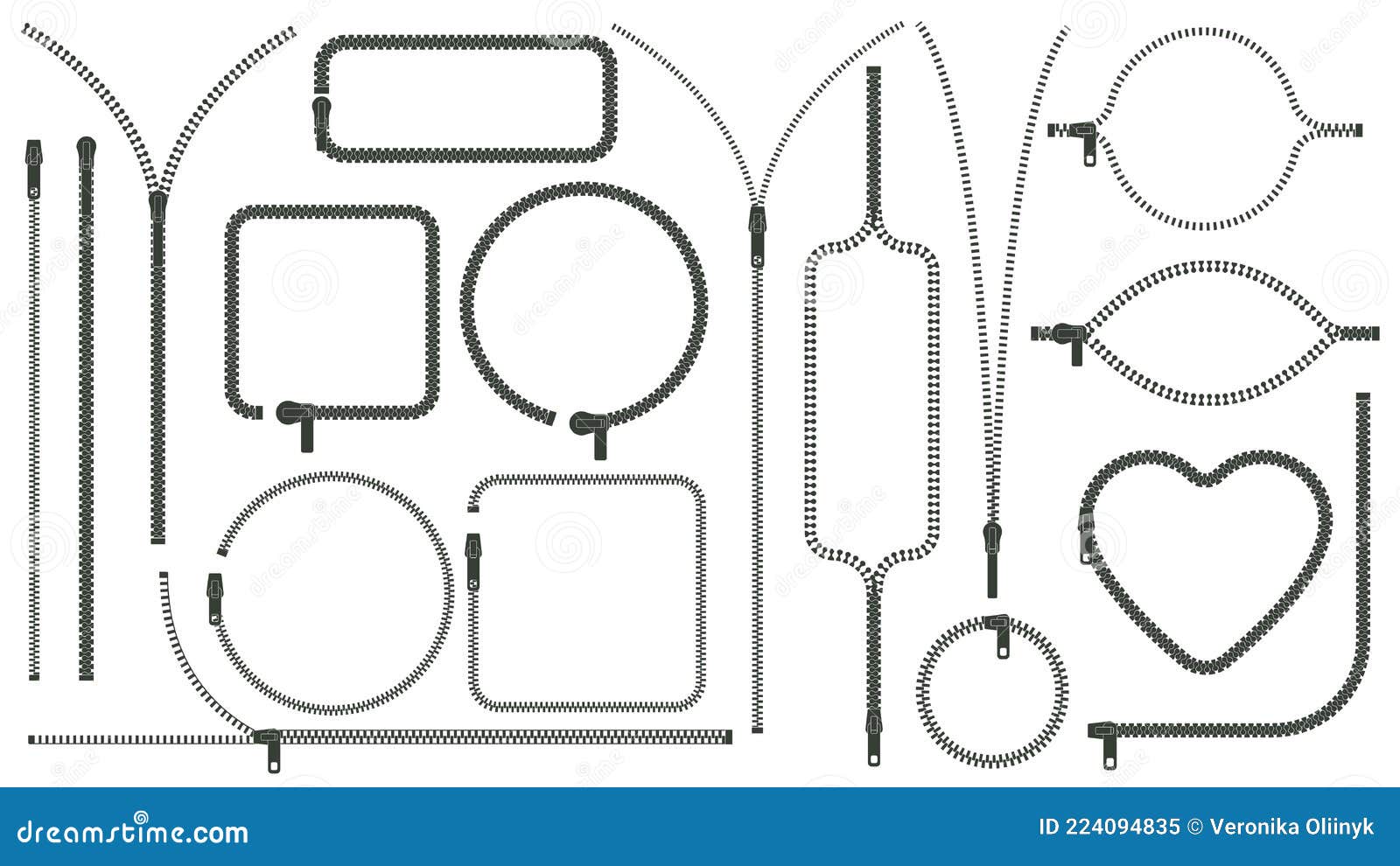 Set Of Silhouettes Slide,radical Rotator, Carousel Fooling Around ...