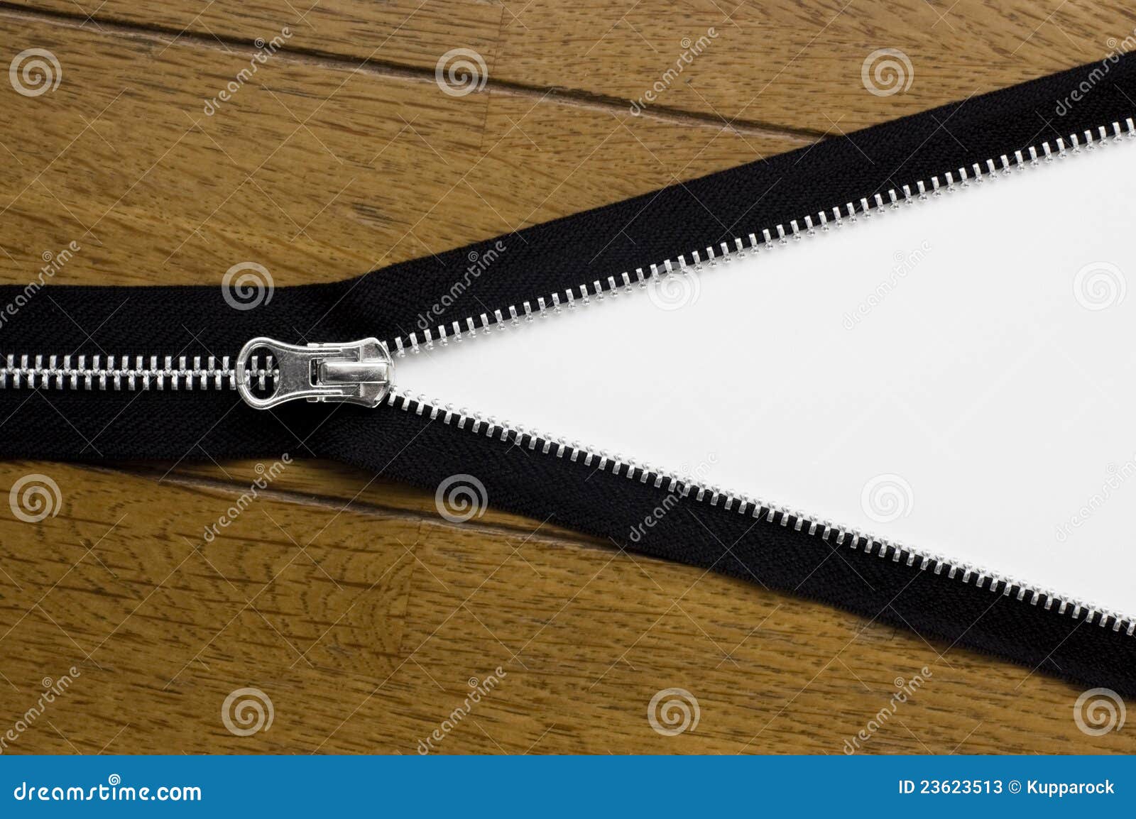Zipper on White Background. Stock Image - Image of garment, zipper ...