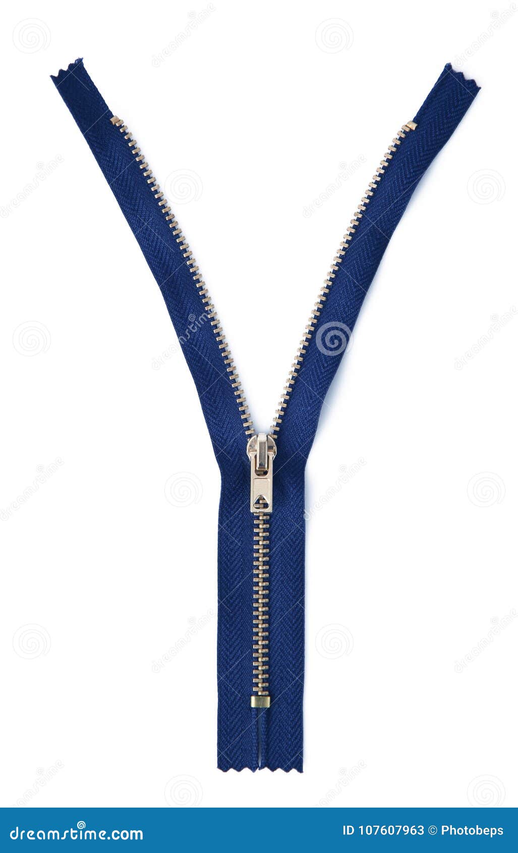 Zipper on white background stock image. Image of white - 107607963