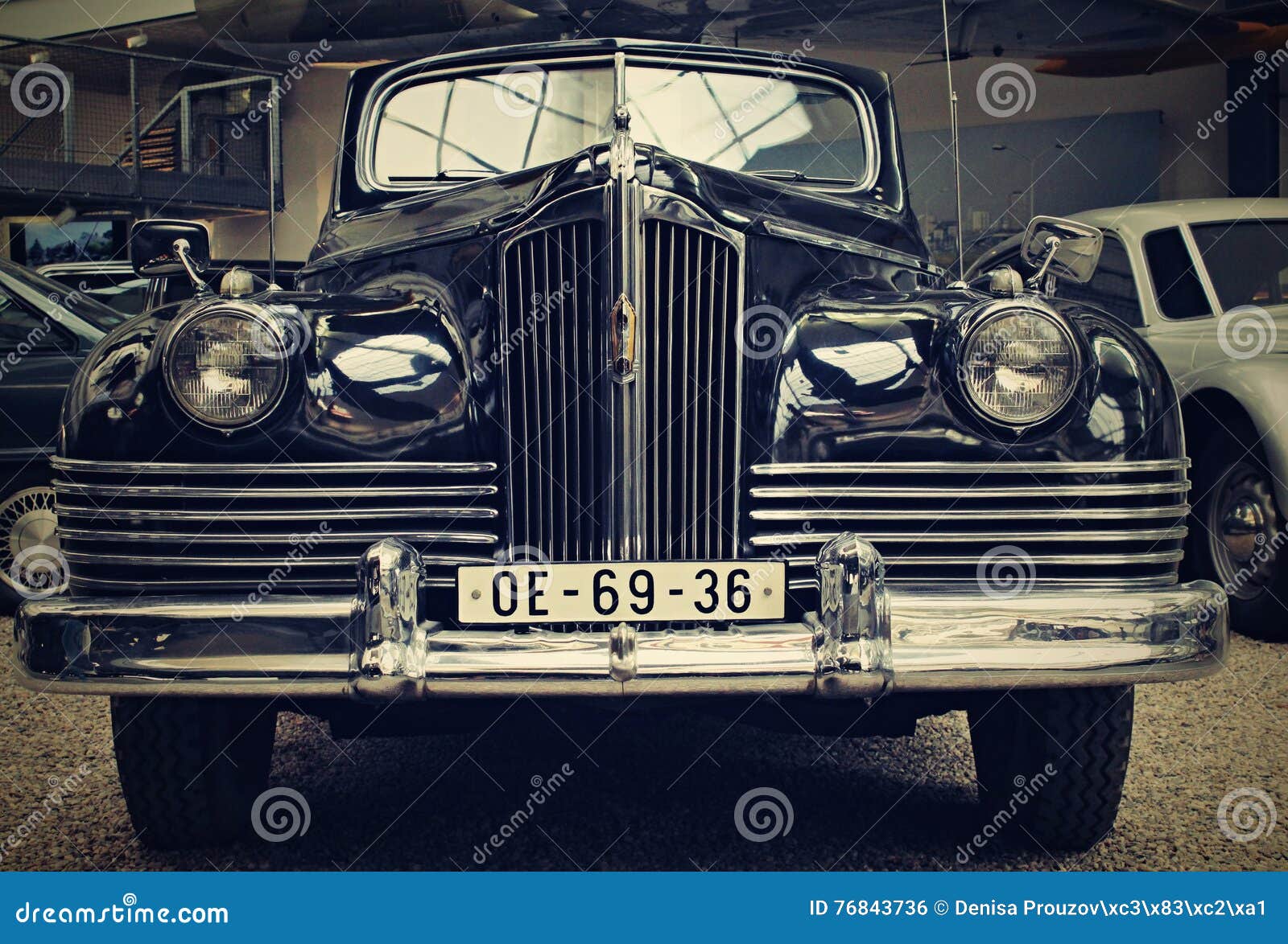 ZIS 110 B old car editorial photo. Image of engine, classic - 76843736