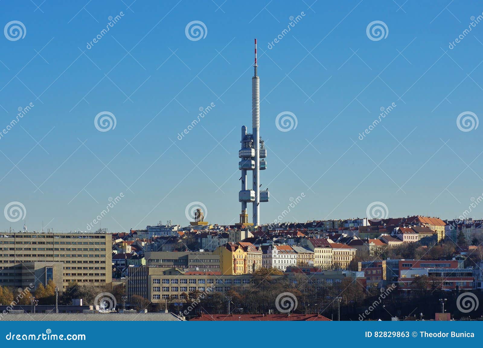 Landmark Attraction in Prague: Zizkov Television Tower - Czech Republic ...