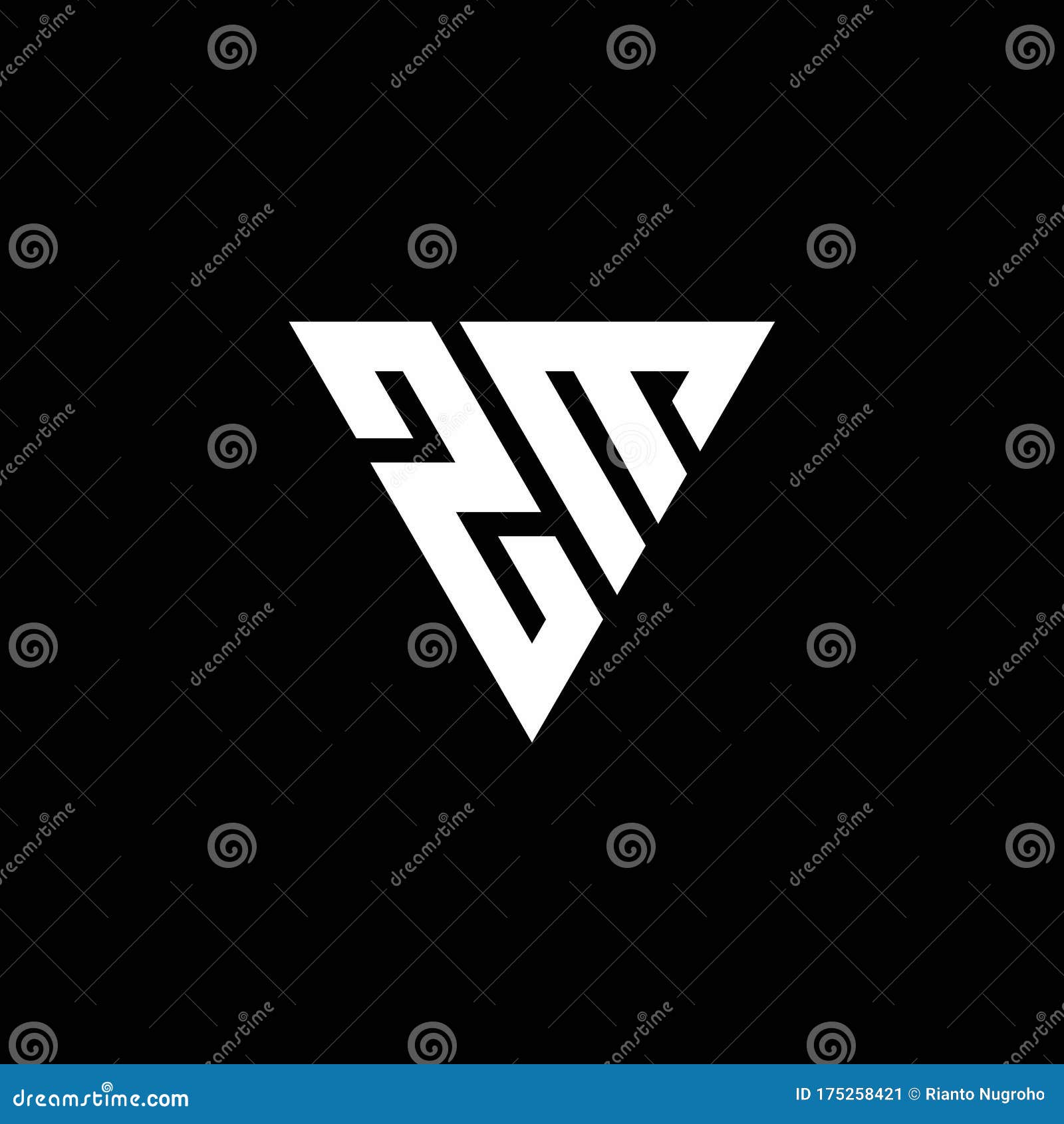ZM Logo Letter Monogram with Triangle Shape Design Template Stock ... ZM Logo Letter Monogram with Triangle Shape Design Template Stock ...
