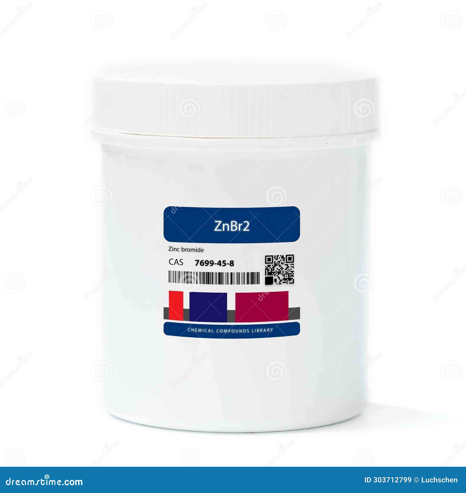 ZnBr2 - Zinc bromide stock image. Image of zinc, chemistry - 303712799
