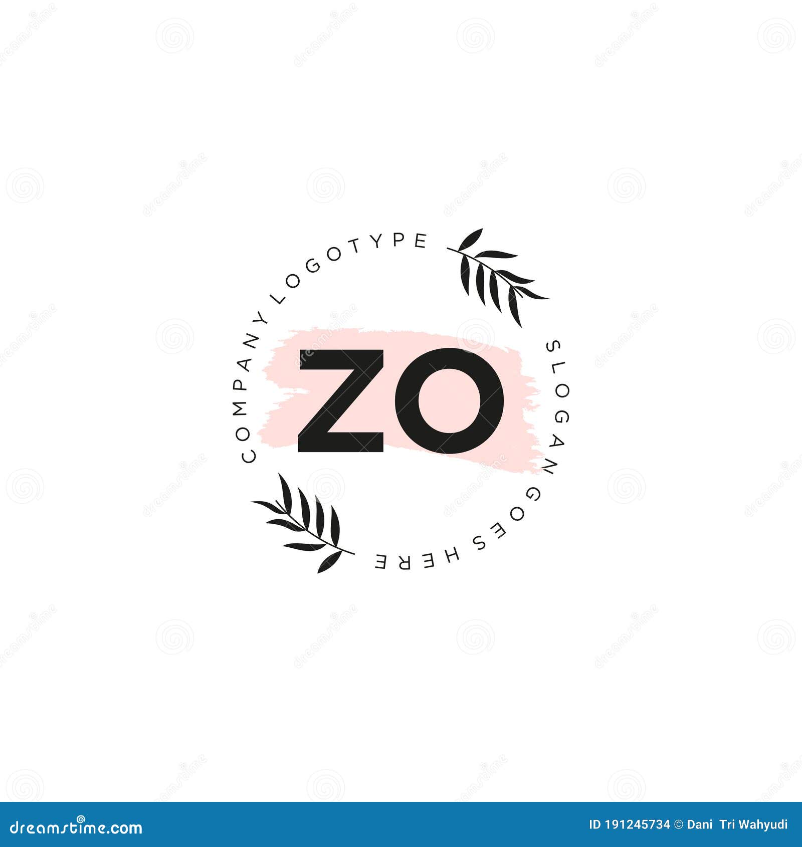 ZO Letter Logo Icon Design Template Elements Stock Vector ...