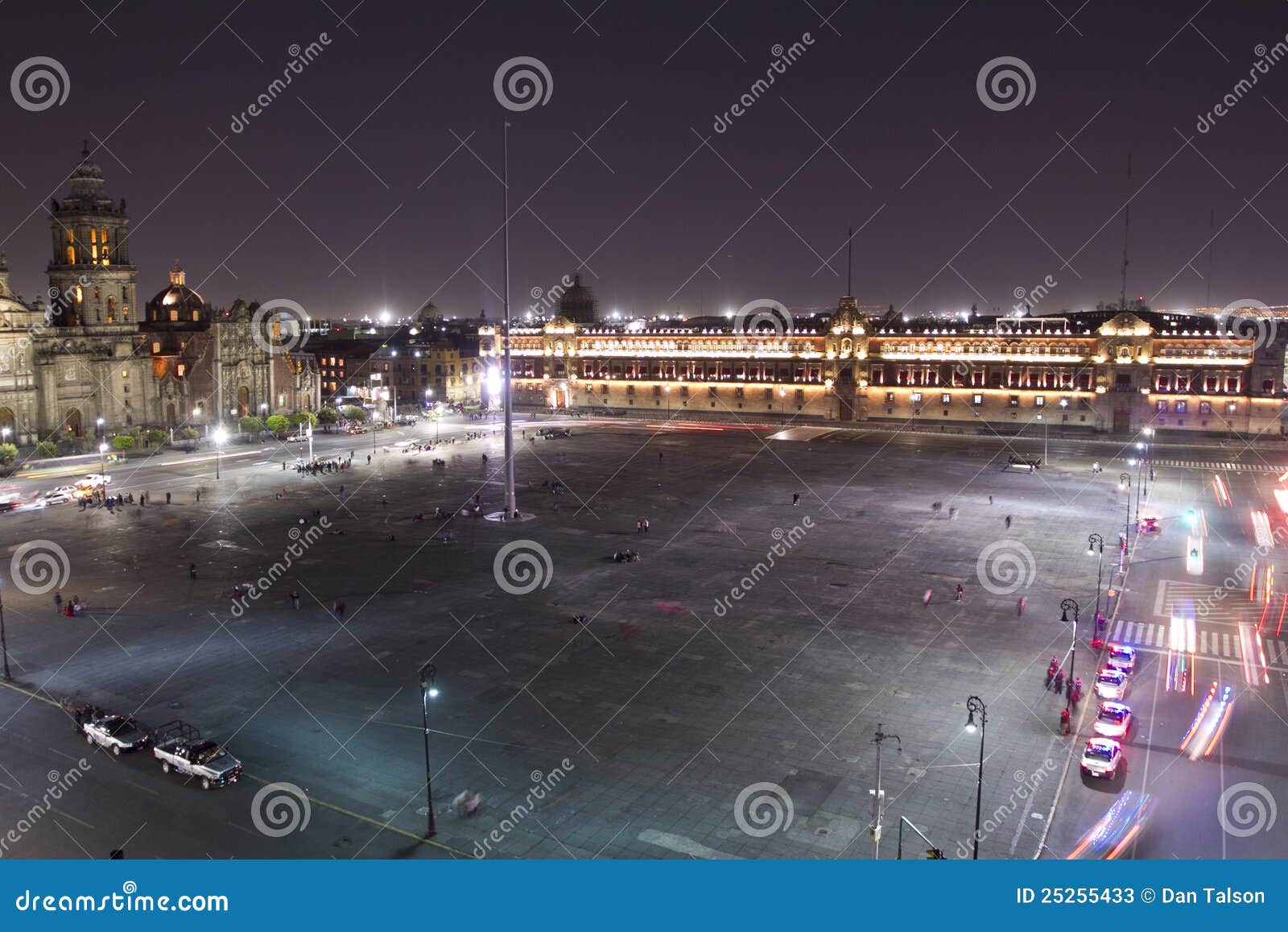 The zocalo in mexico city stock image. Image of crowd - 25255433