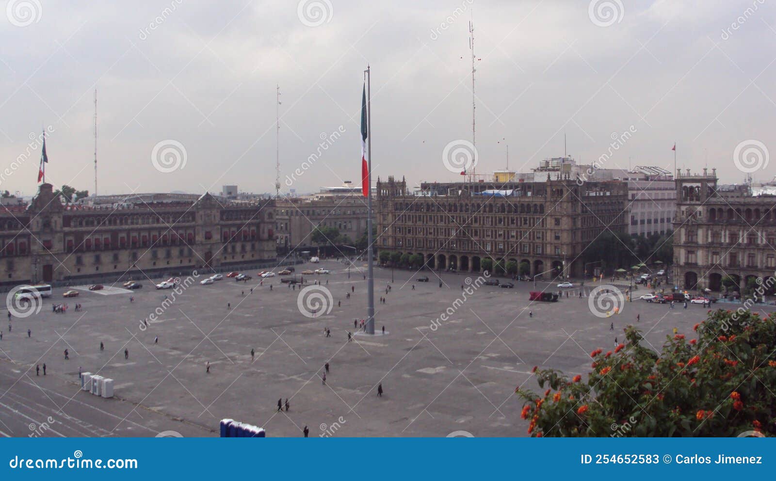 Zocalo Square in Mexico City Stock Image - Image of mexico, town: 254652583