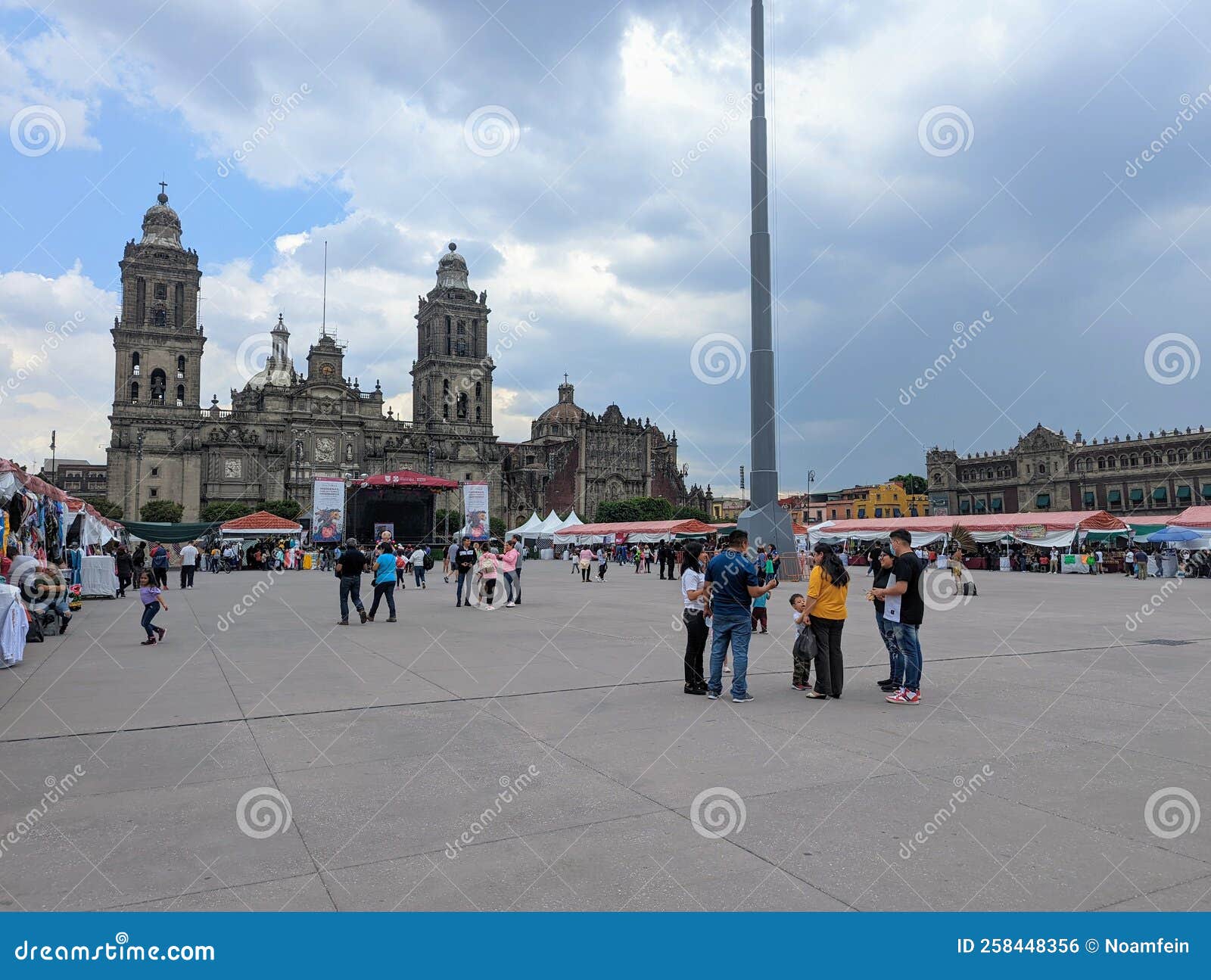 Zocalo Square in Old Town of Mexico City Editorial Photo - Image of mexican, america: 258448356