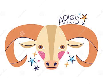Zodiac aries constellation stock illustration. Illustration of ...