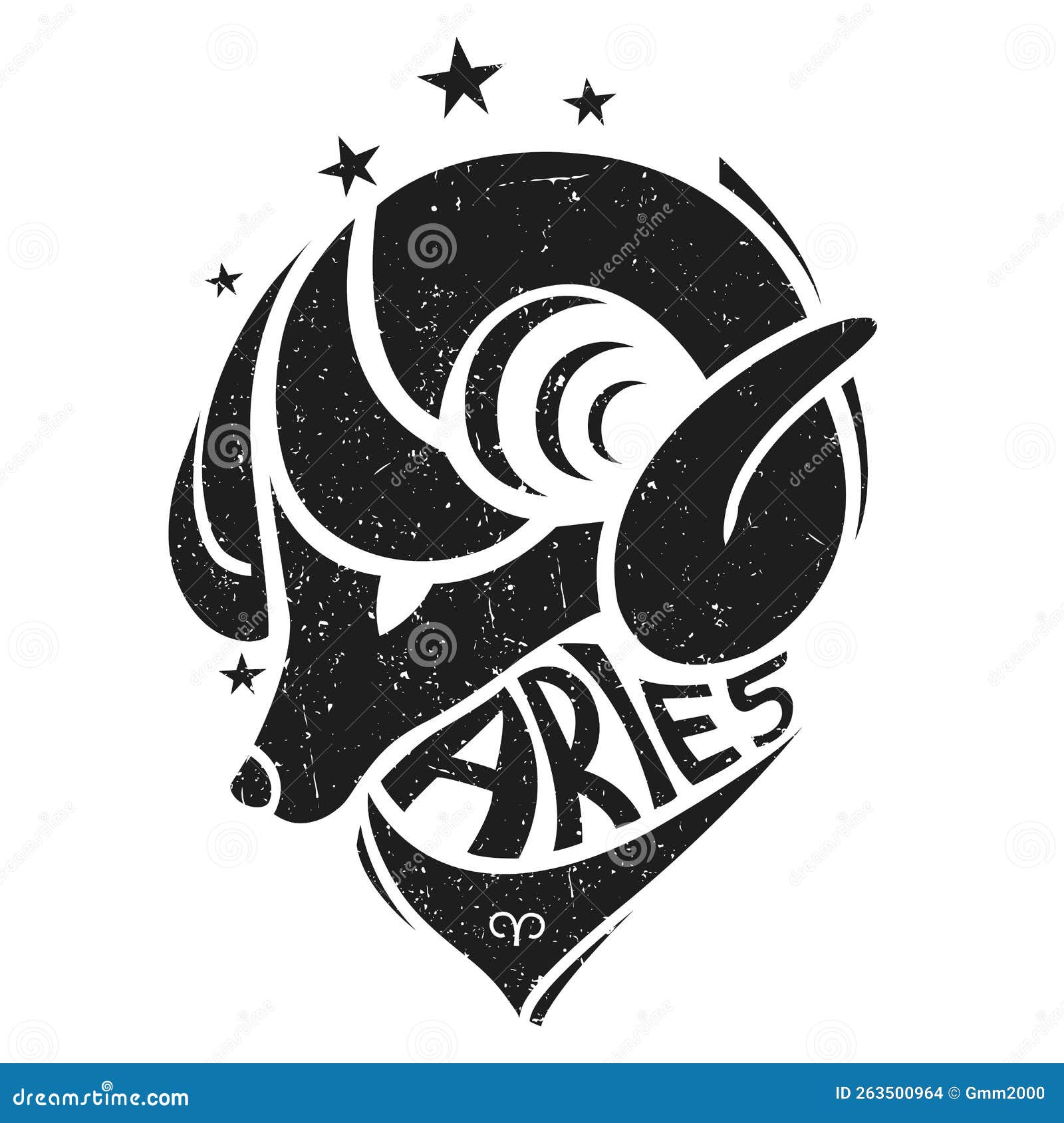 Aries Logo Esport Gaming Mascot Vector Art Illustration | CartoonDealer ...