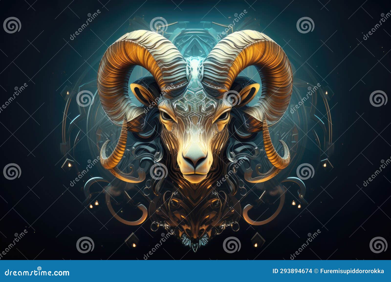 Zodiac Aries Symbol Aries is a Fire Sign Stock Photo - Image of month ...