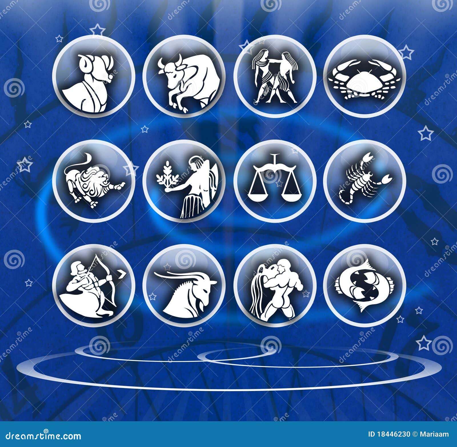 Zodiac background stock illustration. Illustration of artistic - 18446230