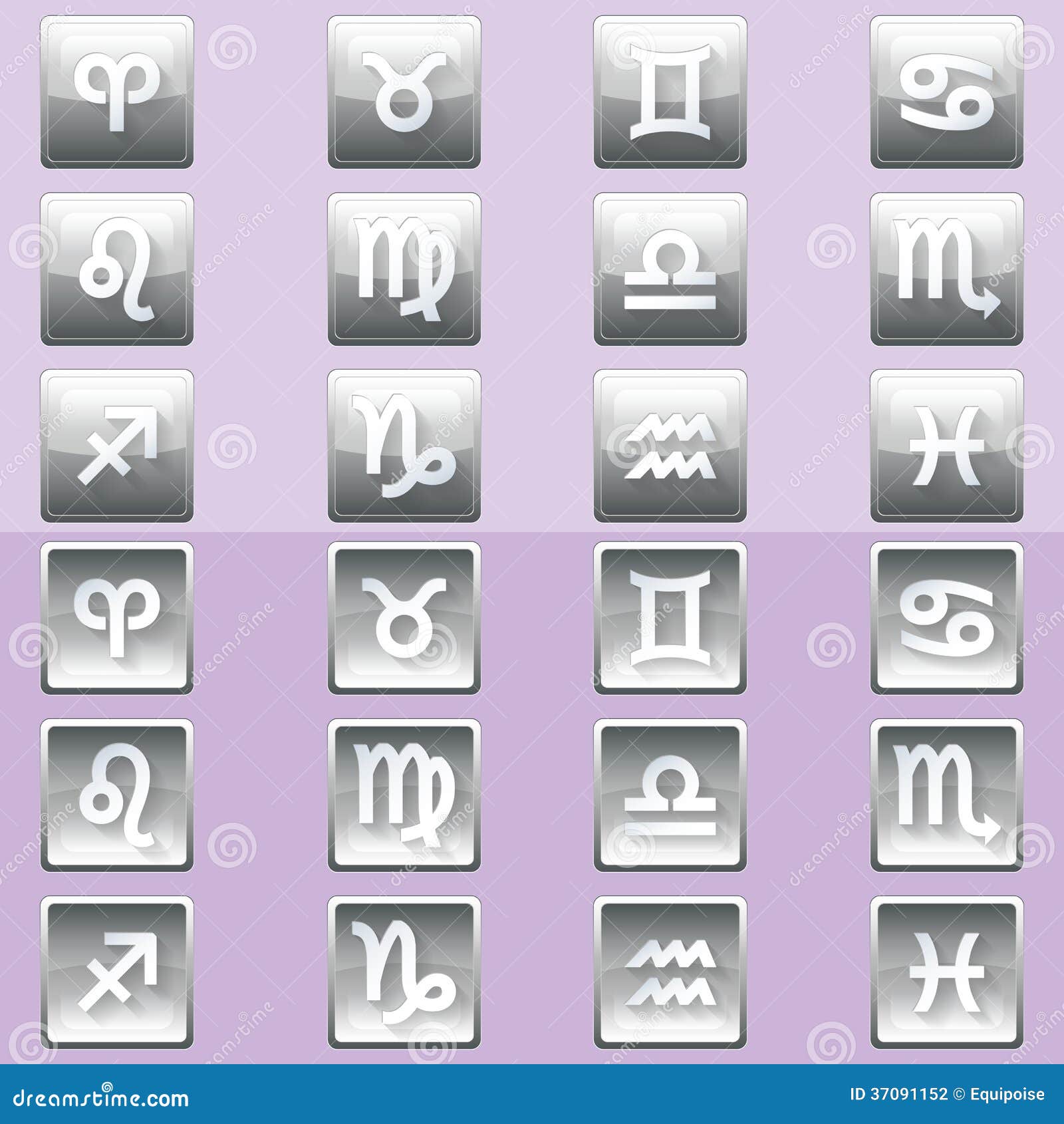 Zodiac buttons stock vector. Illustration of earth, pisces - 37091152