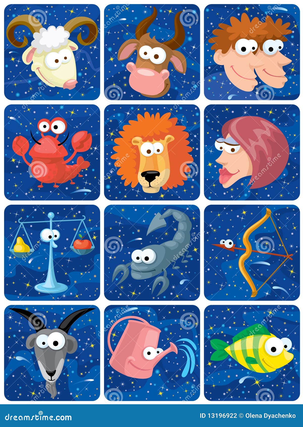 Zodiac Characters Stock Illustrations – 5,418 Zodiac Characters Stock ...