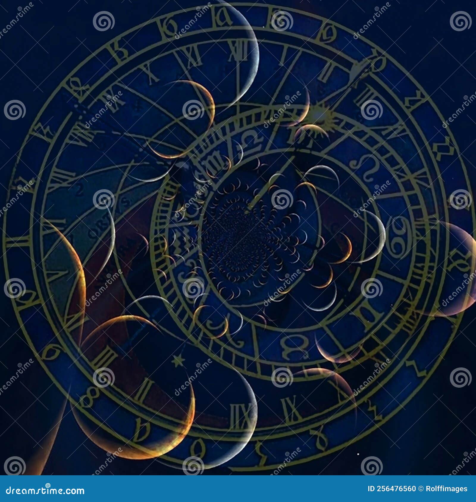 Collage With Zodiac Symbols Stock Illustration | CartoonDealer.com ...