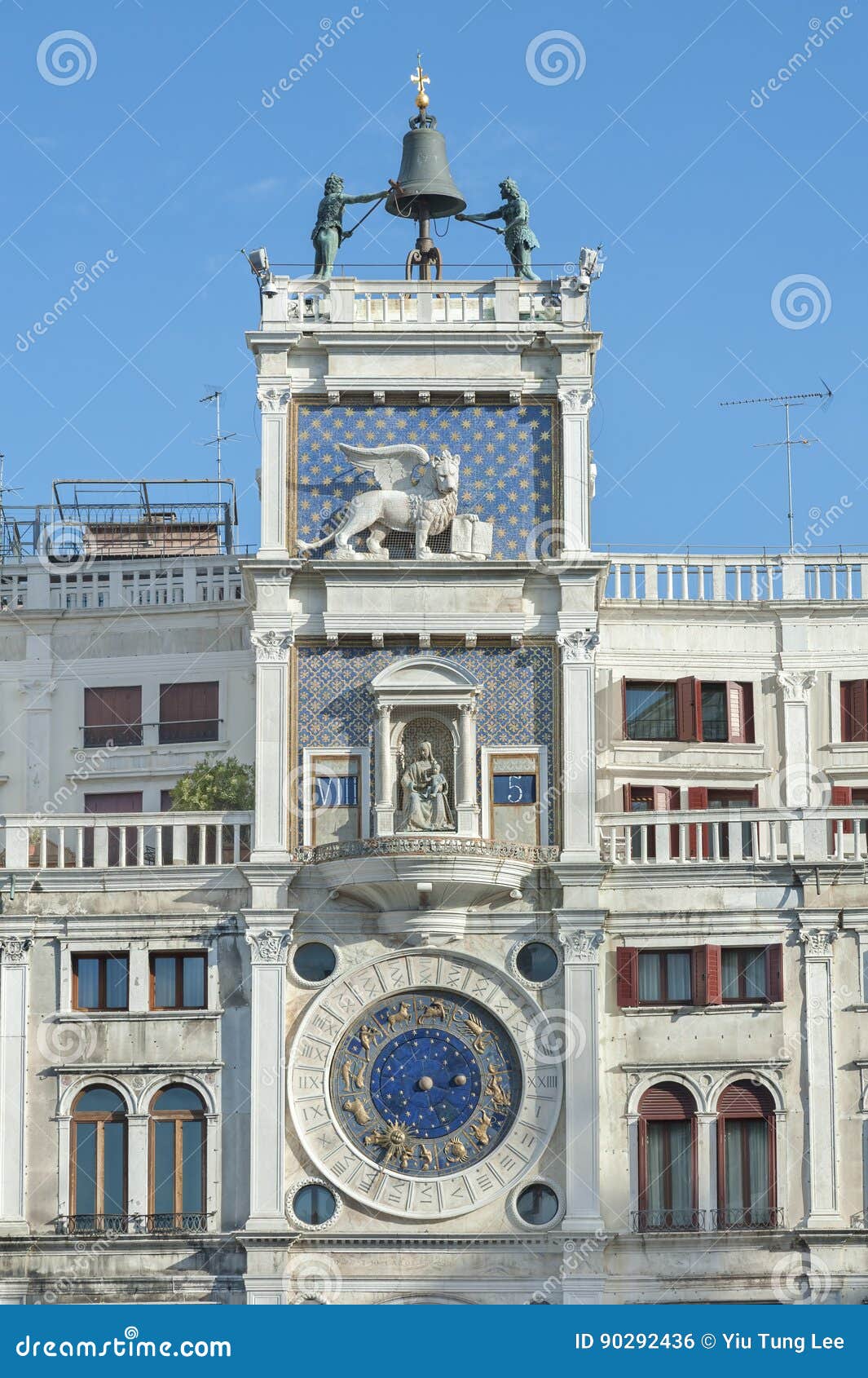 Zodiac Clock Tower editorial photo. Image of antique - 90292436