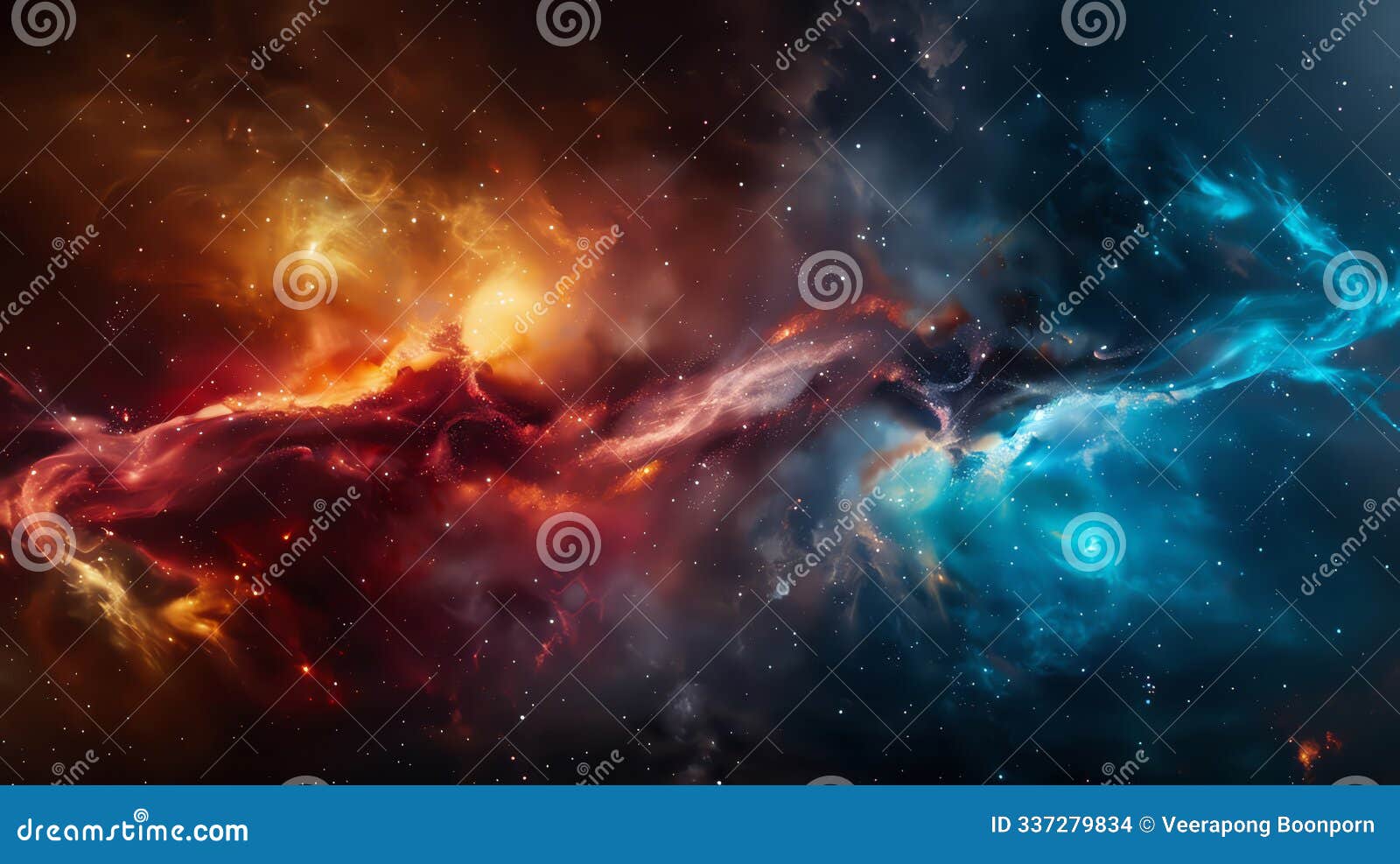 Zodiac Constellations in a Cosmic Setting, Vibrant and Dynamic Stock ...