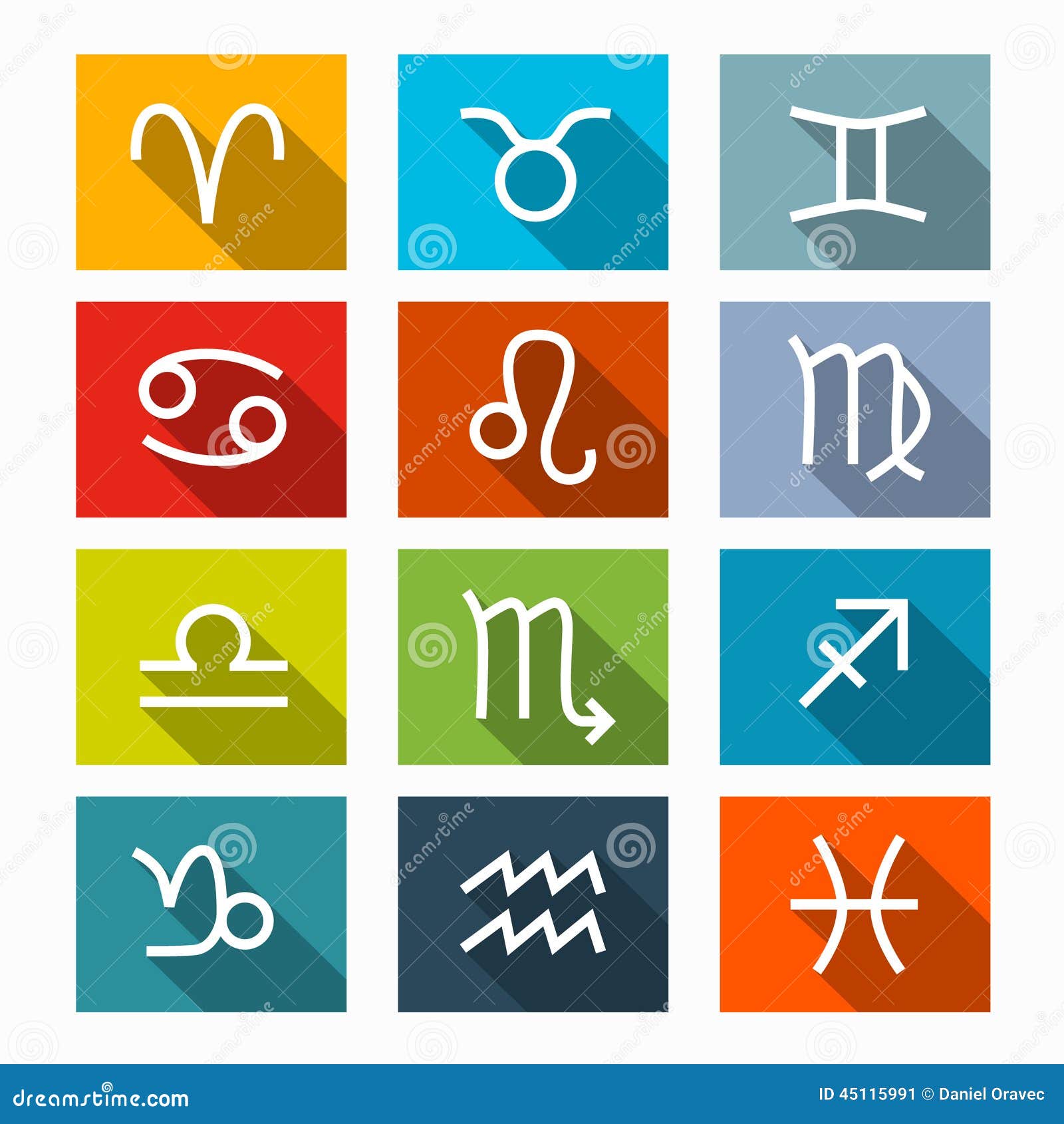 Zodiac - Horoscope Icons Set Stock Vector - Illustration of ...
