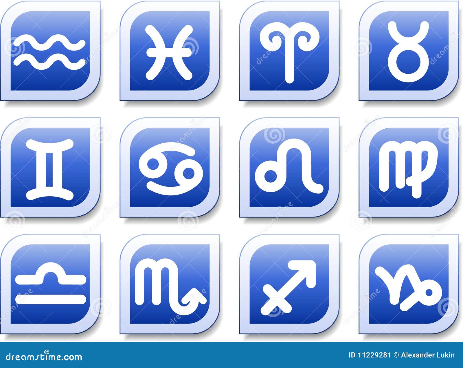 Zodiac icons stock vector. Illustration of mythology - 11229281