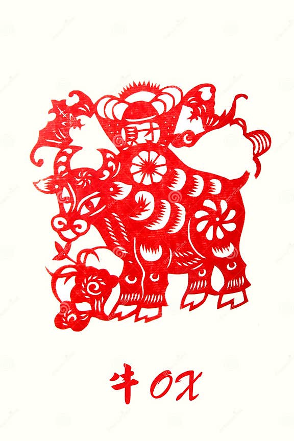Zodiac of ox year stock illustration. Illustration of indigenous - 7578563