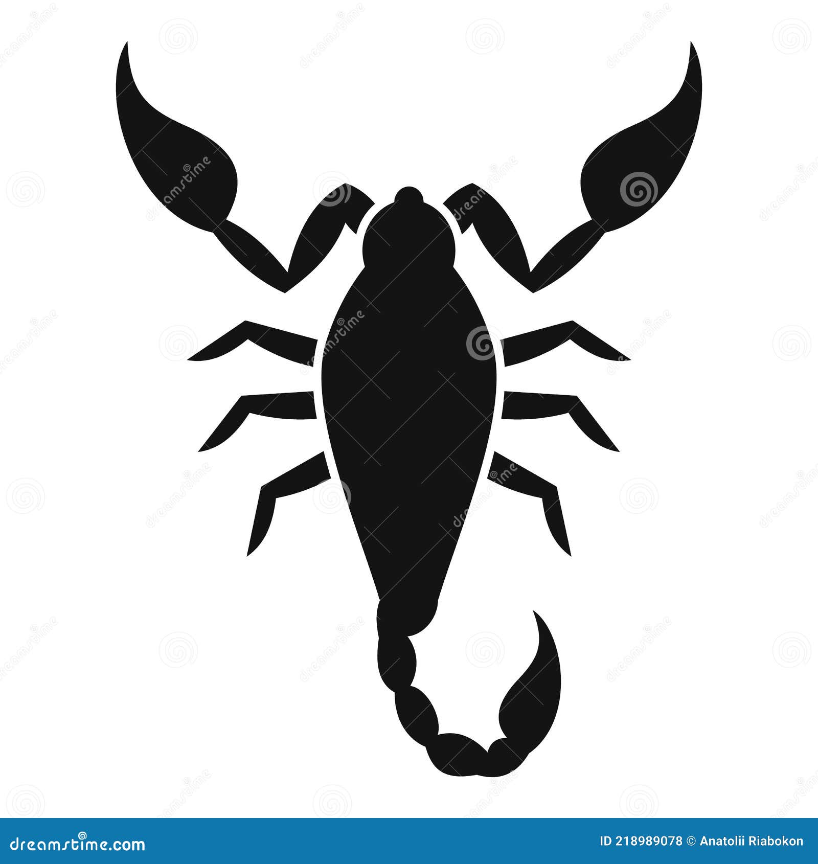 Zodiac Scorpio Icon, Simple Style Stock Vector - Illustration of tattoo ...