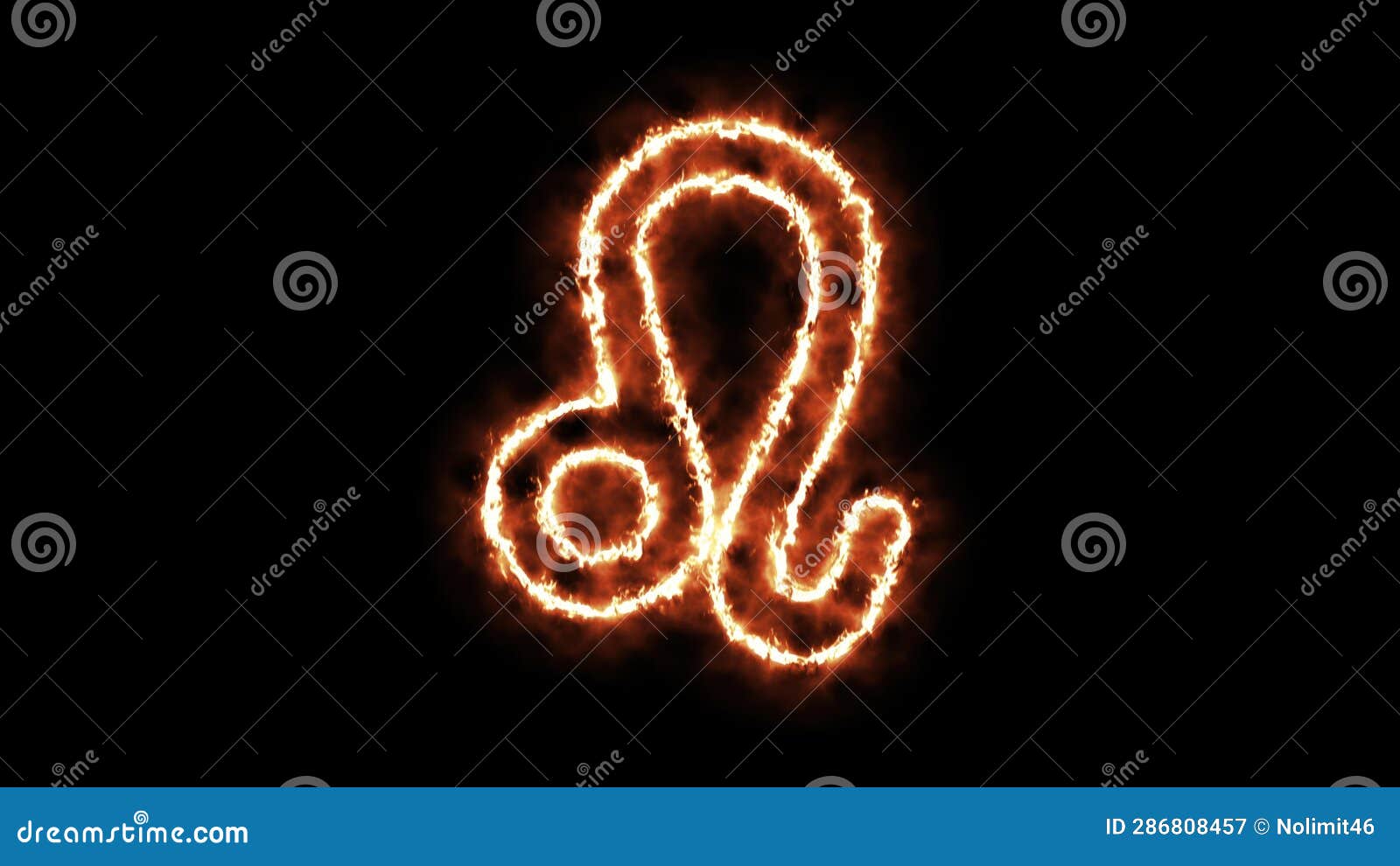 Zodiac sign on fire stock illustration. Illustration of libra - 286808457