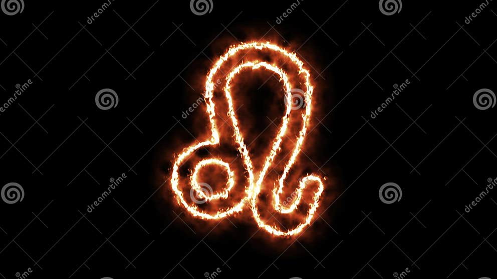Zodiac sign on fire stock illustration. Illustration of libra - 286808457