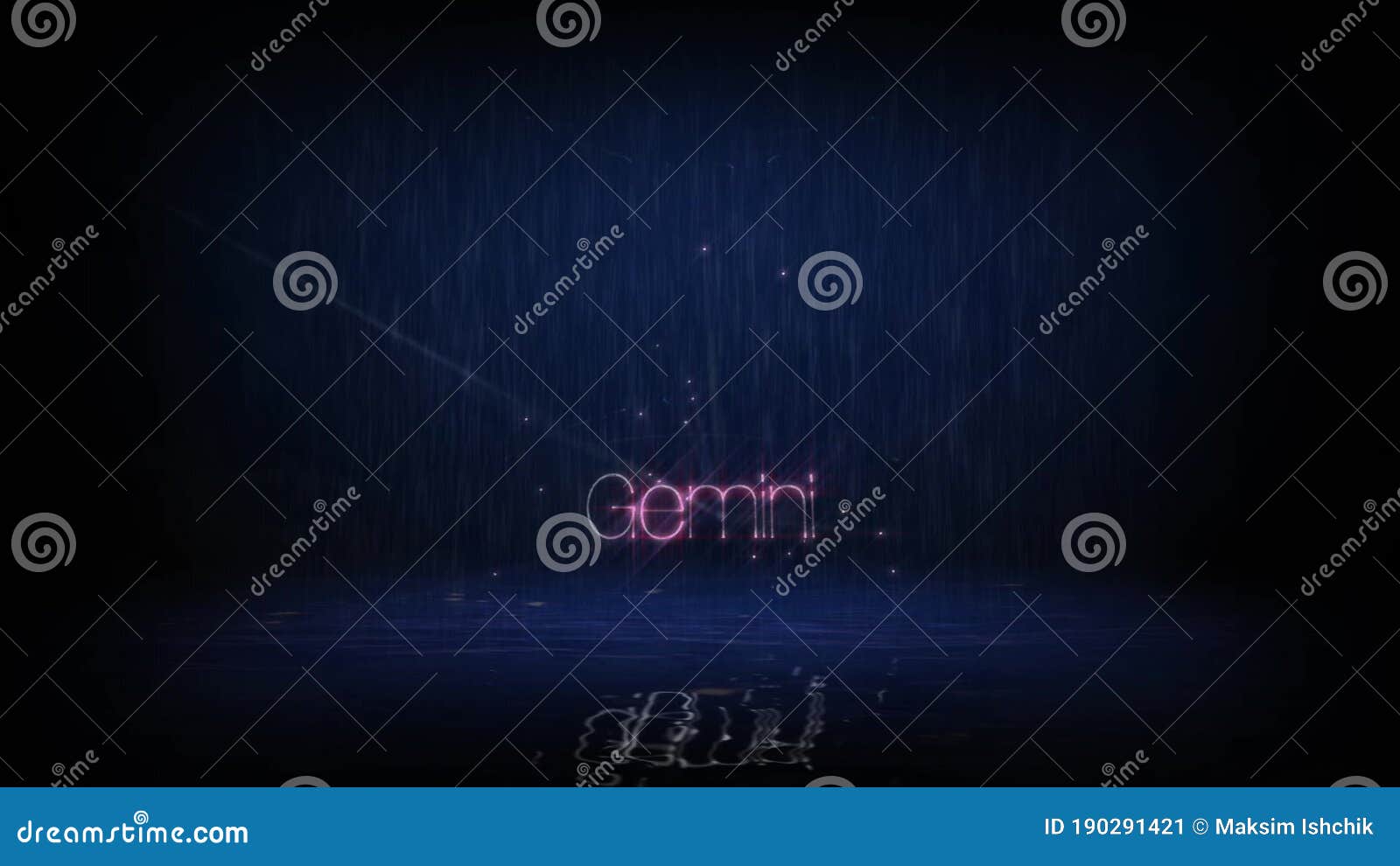 Zodiac Sign Gemini. Laser Show Stock Video - Video of silhouette ...