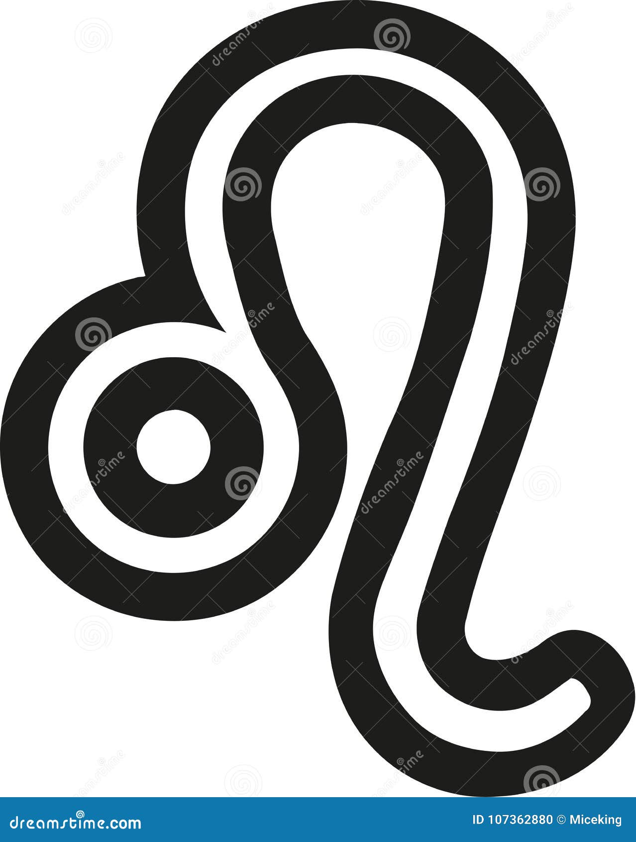 Zodiac Sign Leo Outline Stock Photography | CartoonDealer.com #107362880