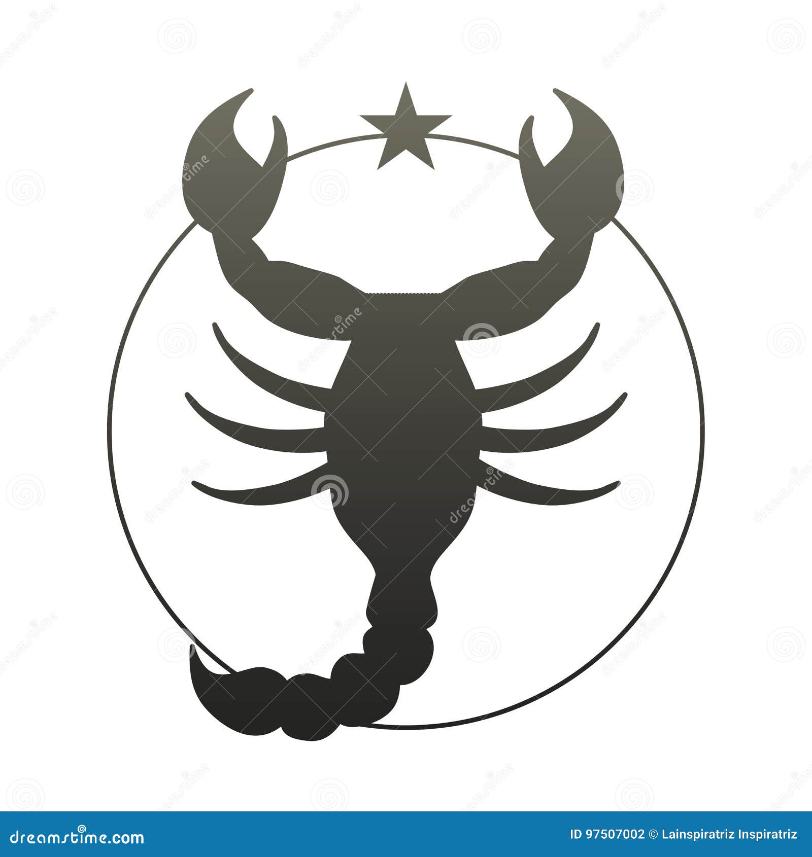 Zodiac Sign. Scorpio stock vector. Illustration of zodiacal - 97507002