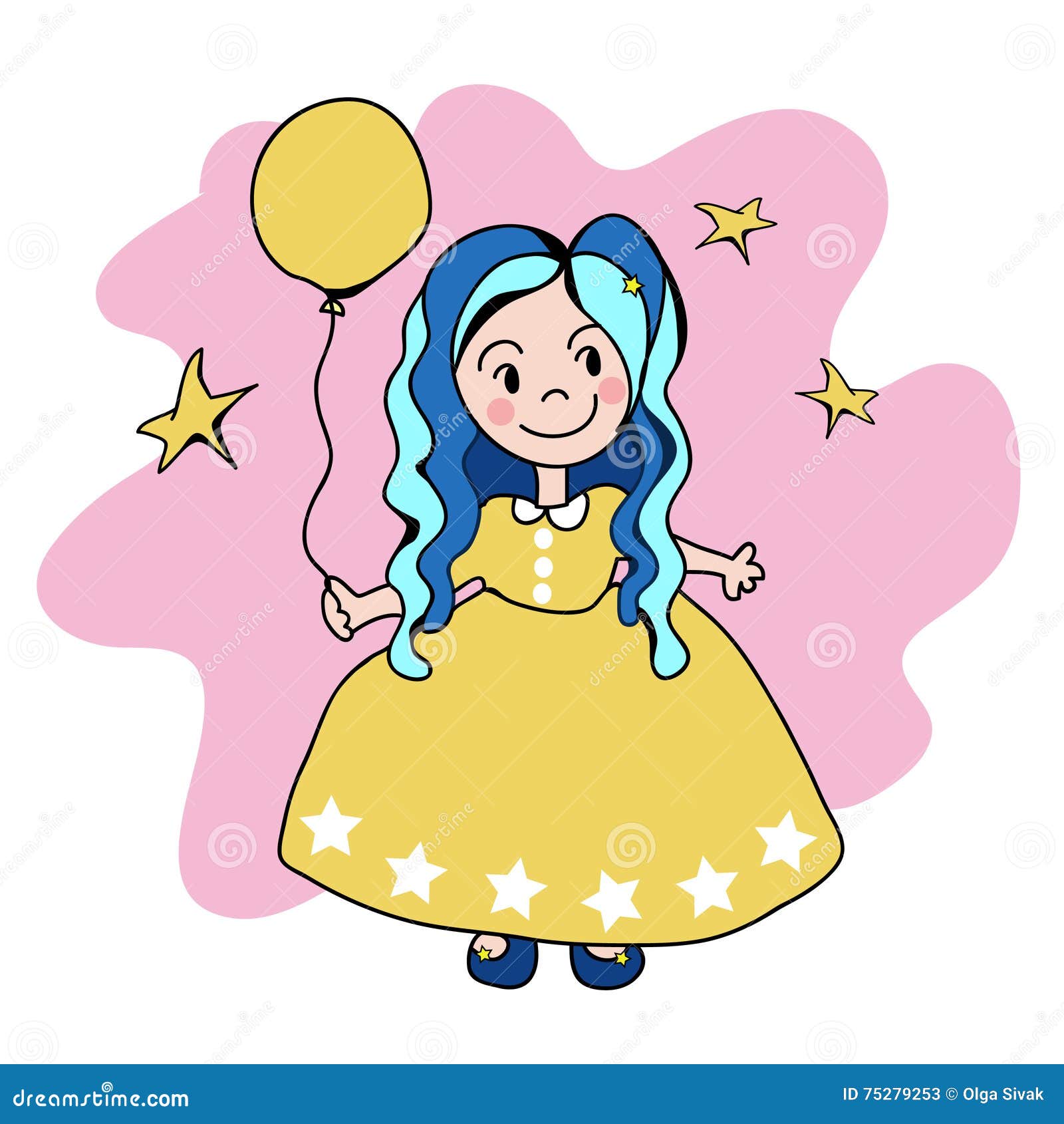 Zodiac sign Virgo stock vector. Illustration of dress - 75279253