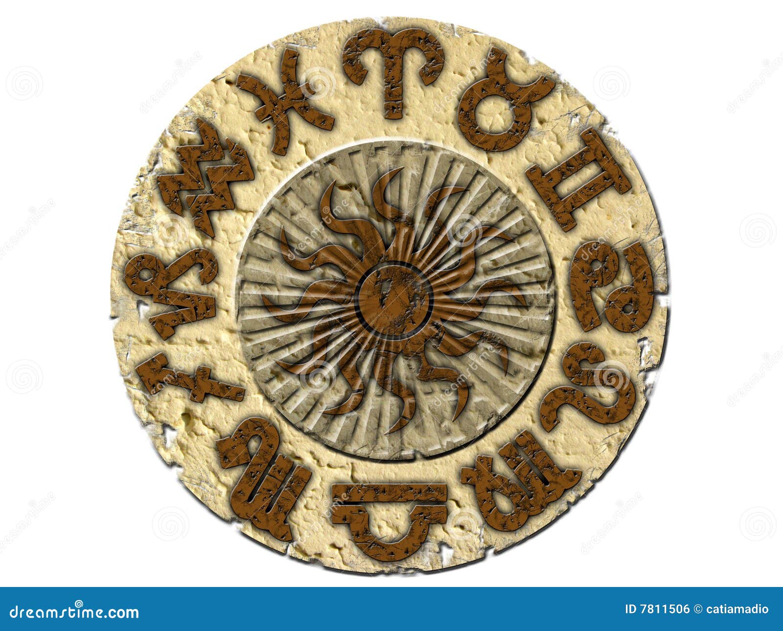 Zodiac signs stock illustration. Illustration of mythology - 7811506