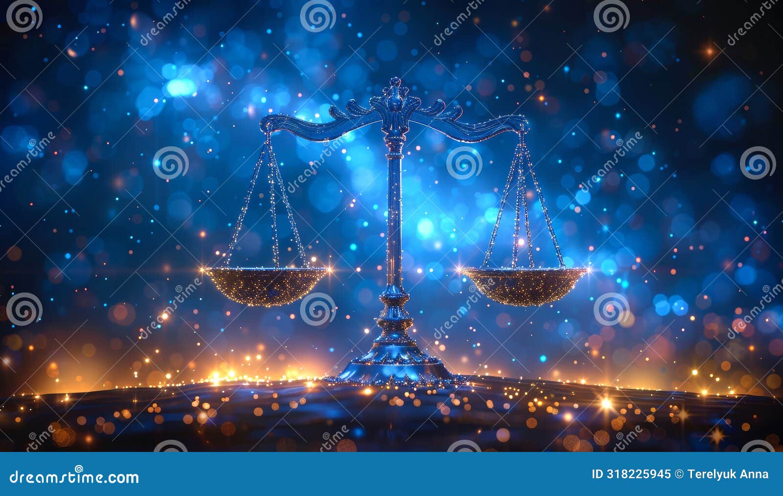 Zodiac Signs. Illustration of the Scales and Constellations for Libra ...