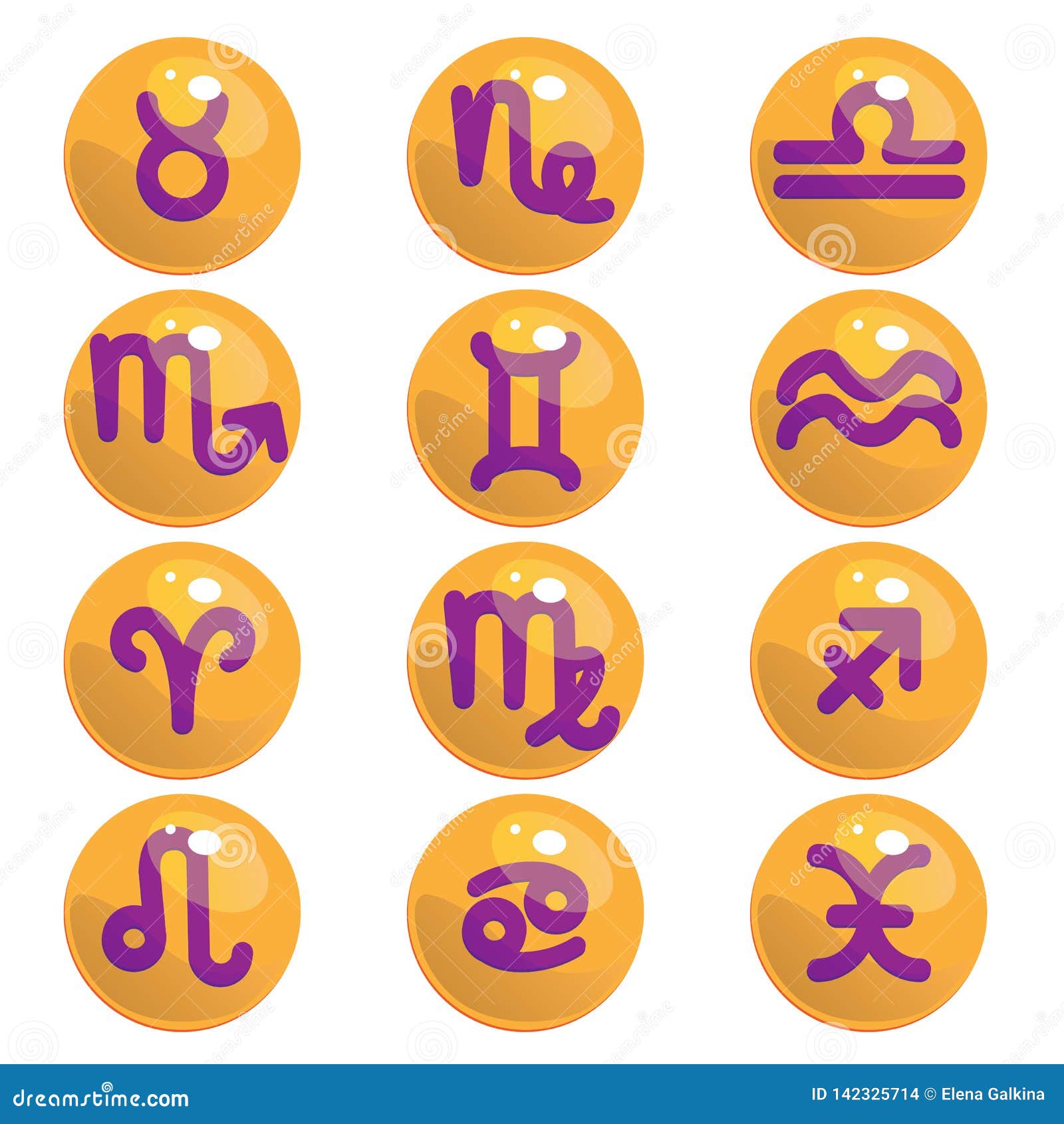 Zodiac signs vector stock vector. Illustration of globe - 142325714