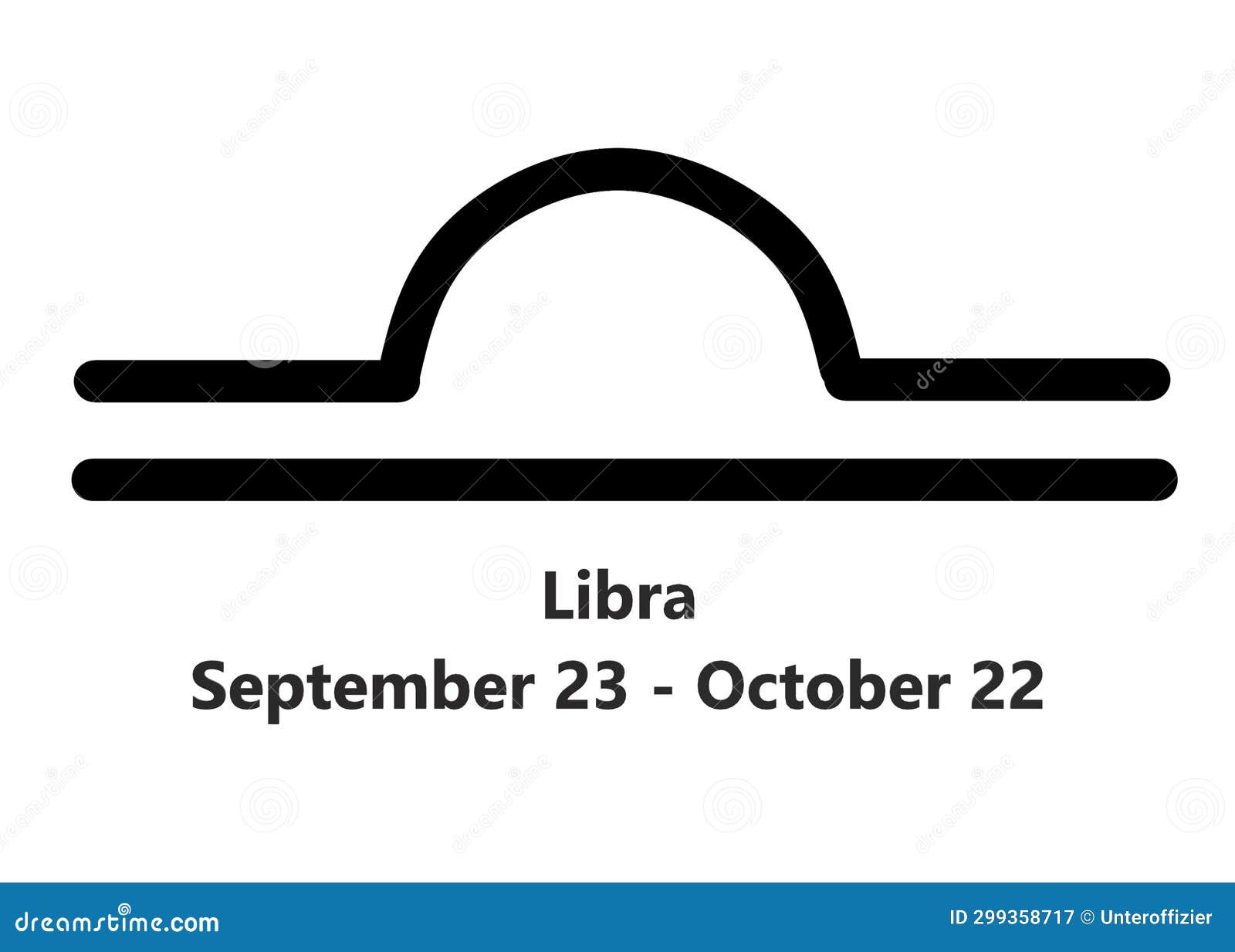 The Zodiac Star Symbol of Libra with Descriptions Against a White ...