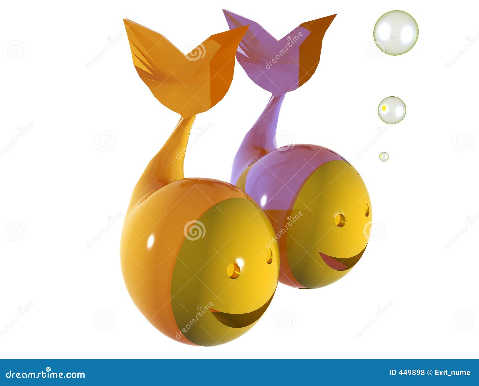 Zodiaco de Piscis stock de ilustración. Ilustración de cabrito - 449898